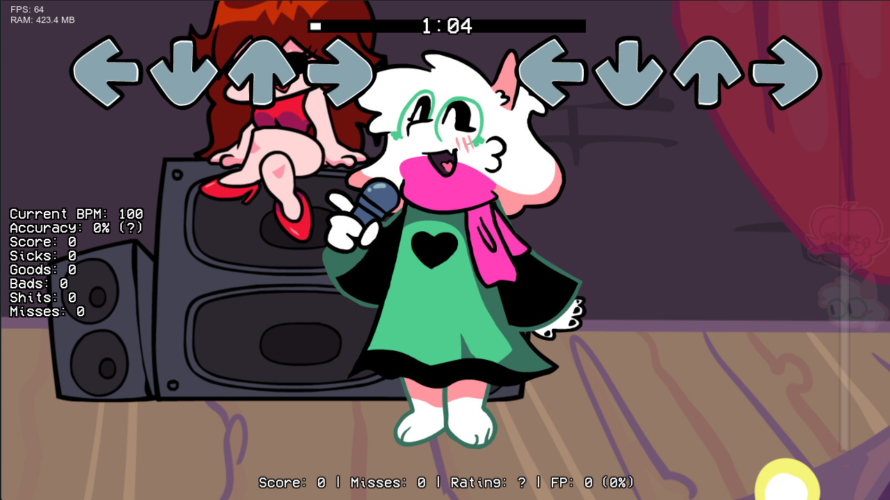 Ralsei for Psych Engine Online Mod for Friday Night Funkin' | FNF Mods