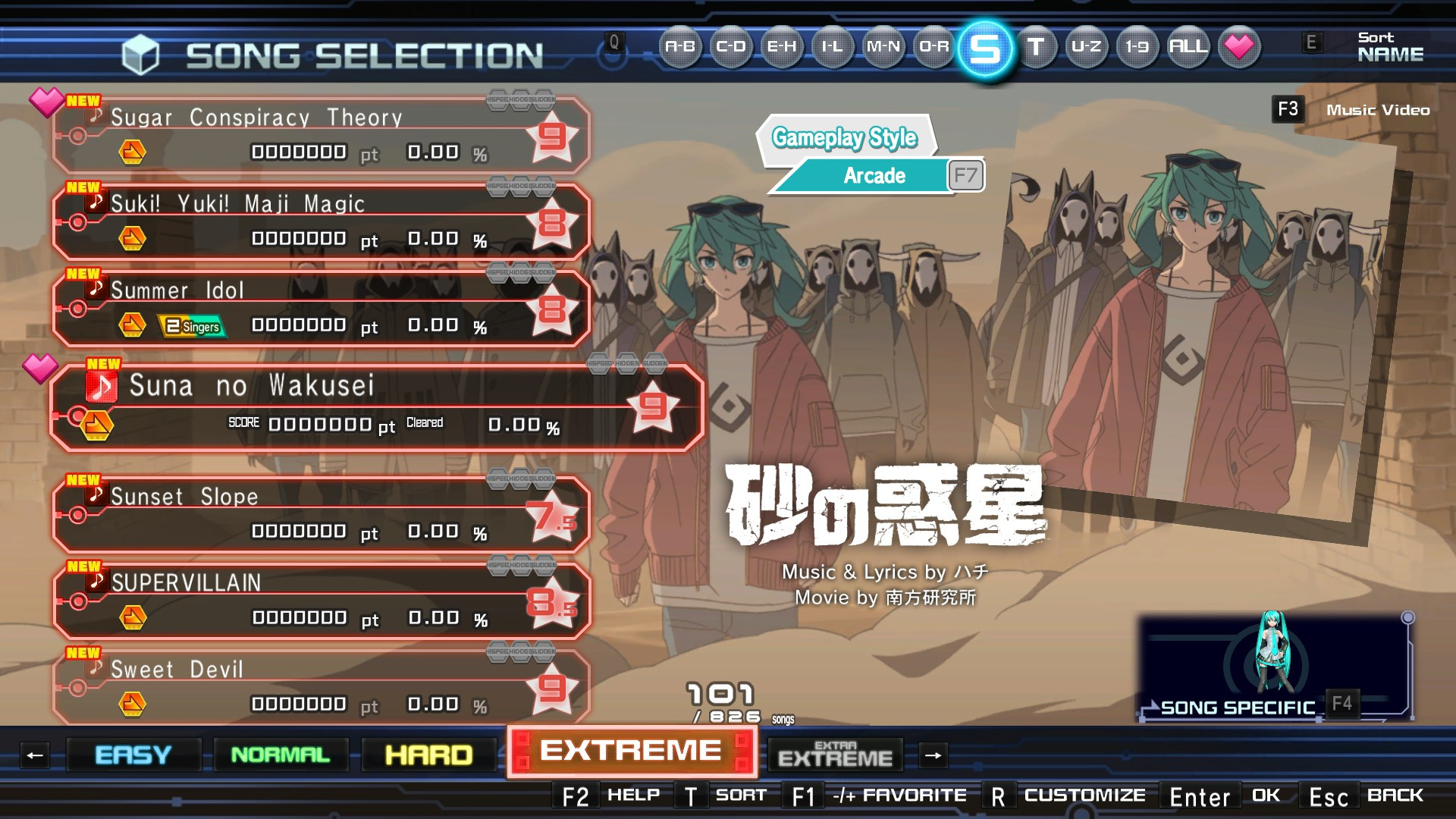 Suna no Wakusei Fix Mod for Hatsune Miku: Project DIVA Mega Mix+ ...