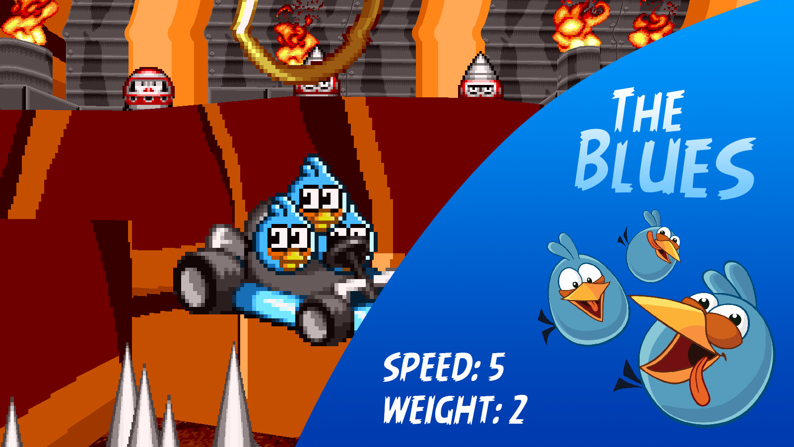 Angry Birds Ring Racers Mod for Dr. Robotnik's Ring Racers | DRRR Mods
