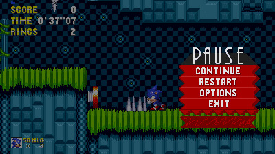 Better Pause Menu Mod for Sonic 3 A.I.R. | S3AIR Mods