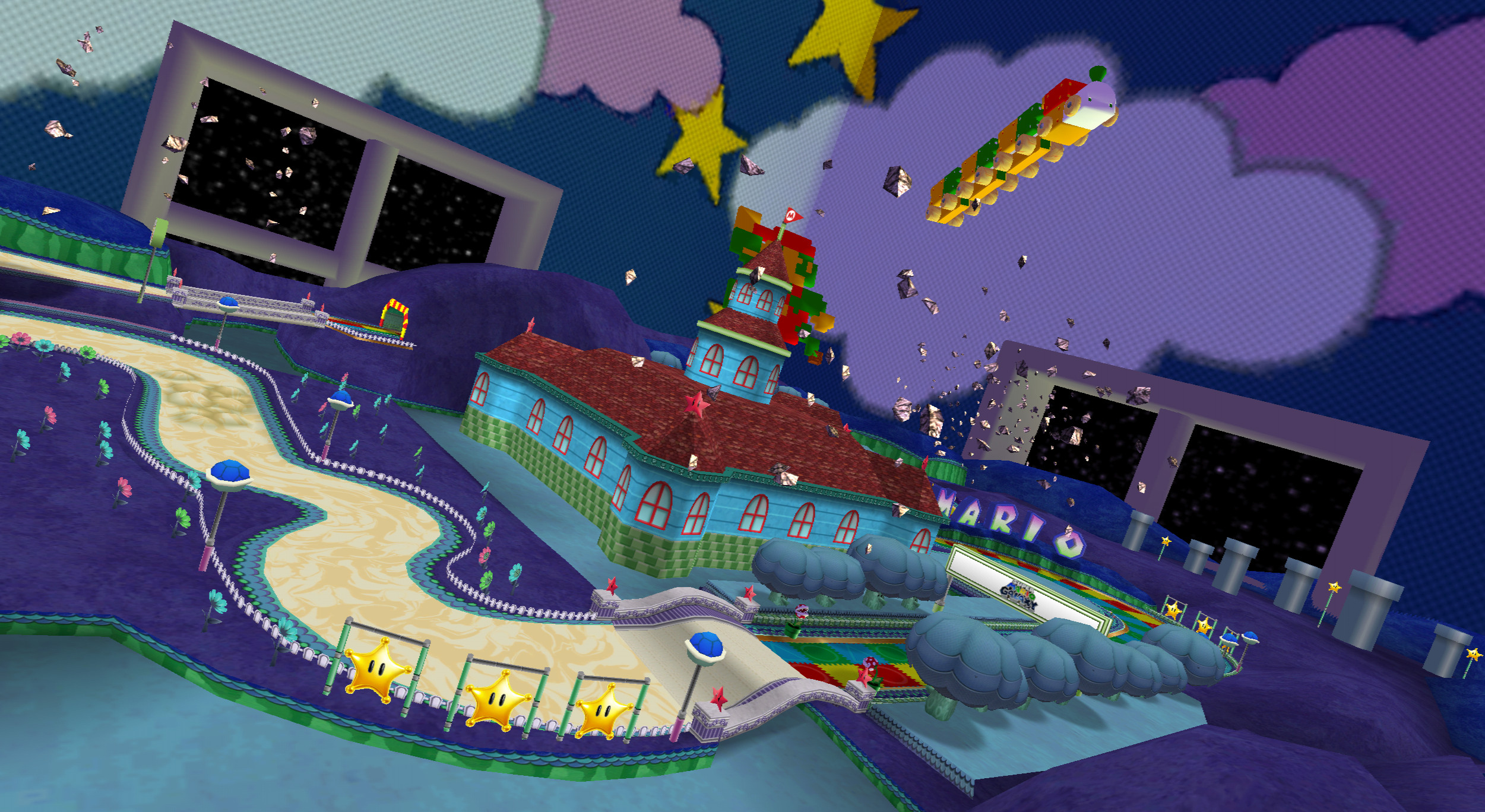 Super Mario Galaxy Kart Wii (V1.0!!) Mod for Mario Kart Wii | MKWii Mods