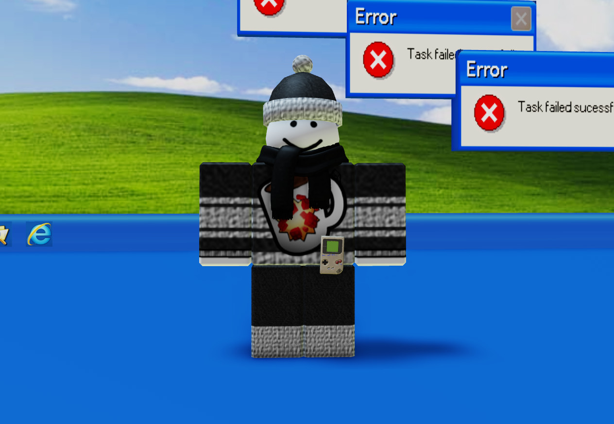 Windows XP avatar editor background Mod for Roblox | RBLX Mods