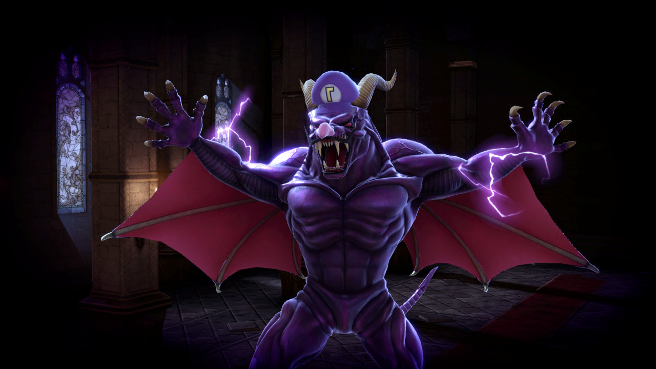 Vampire Waluigi Mod for Super Smash Bros. Ultimate | SSBU Mods