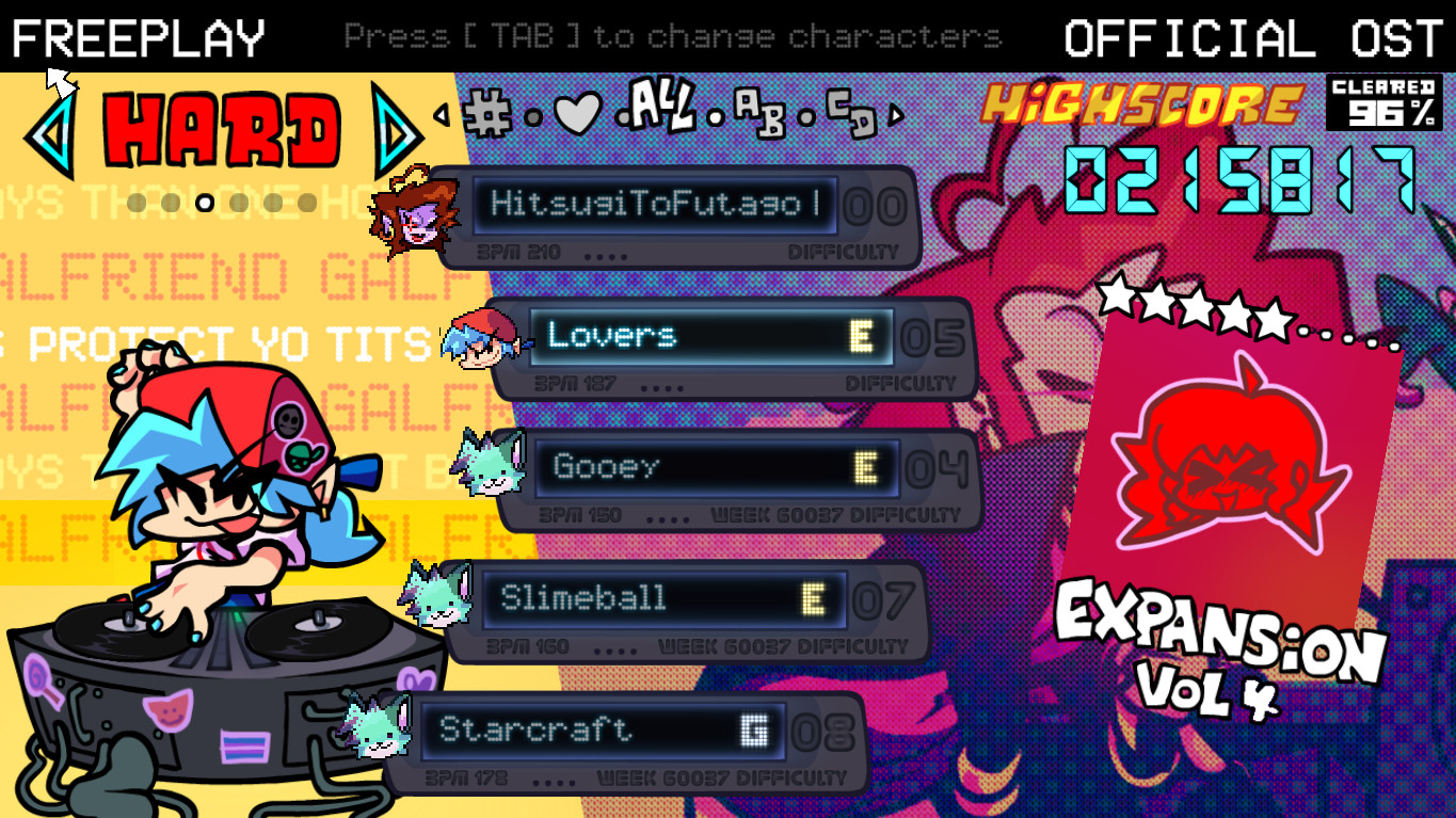 LOVERS Rechart Mod for Friday Night Funkin' | FNF Mods