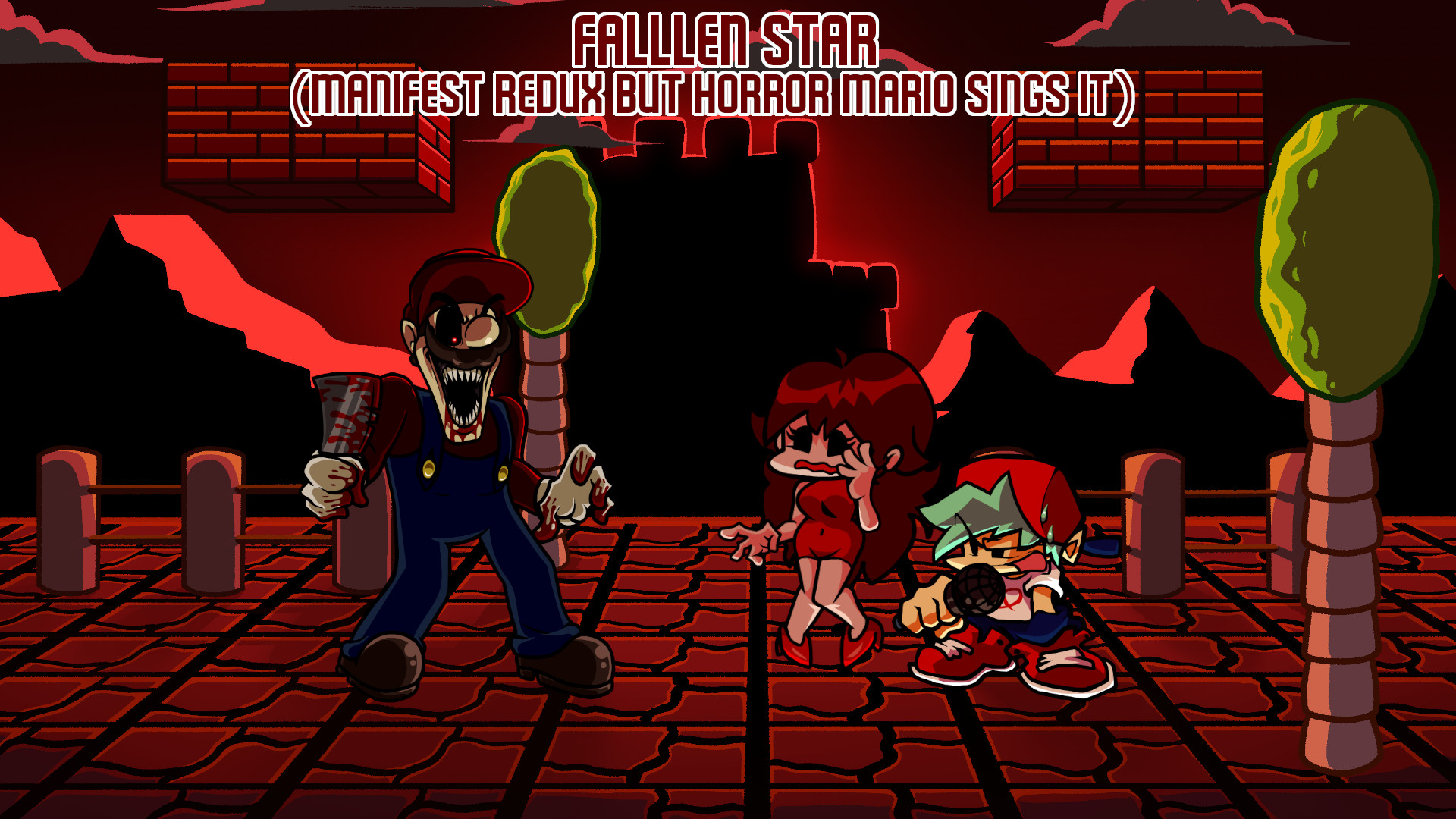 Manifest Redux but Horror Mario Sings it Mod for Friday Night Funkin ...