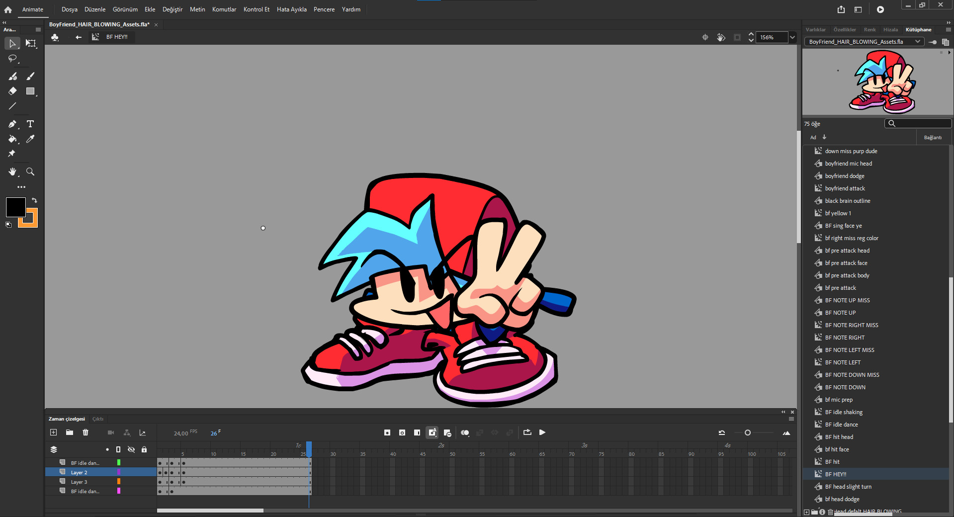 Boyfriend Meme Character Playable +fla Mod for Friday Night Funkin ...