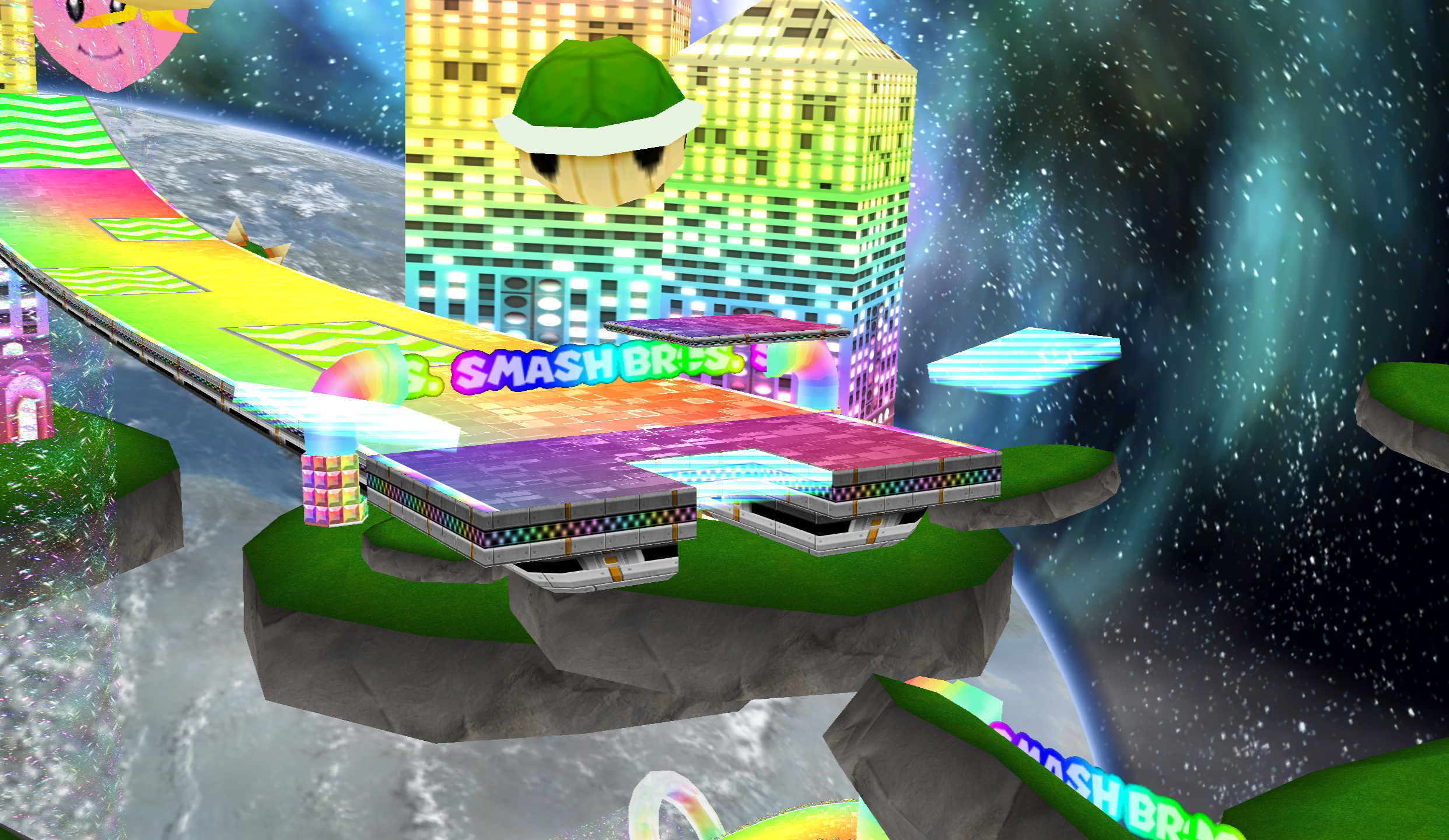 Rainbow Road X Mod for Super Smash Bros. Brawl | Brawl Mods