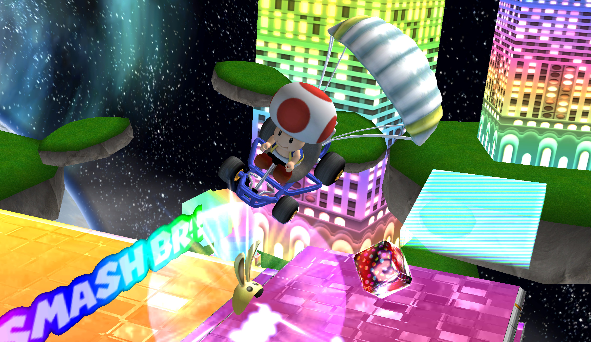 Rainbow Road X Mod for Super Smash Bros. Brawl | Brawl Mods