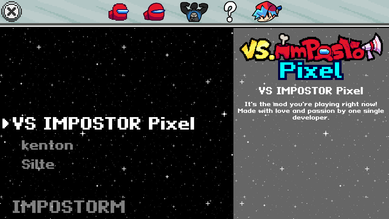 VS IMPOSTOR Pixel Mod for Friday Night Funkin' | FNF Mods