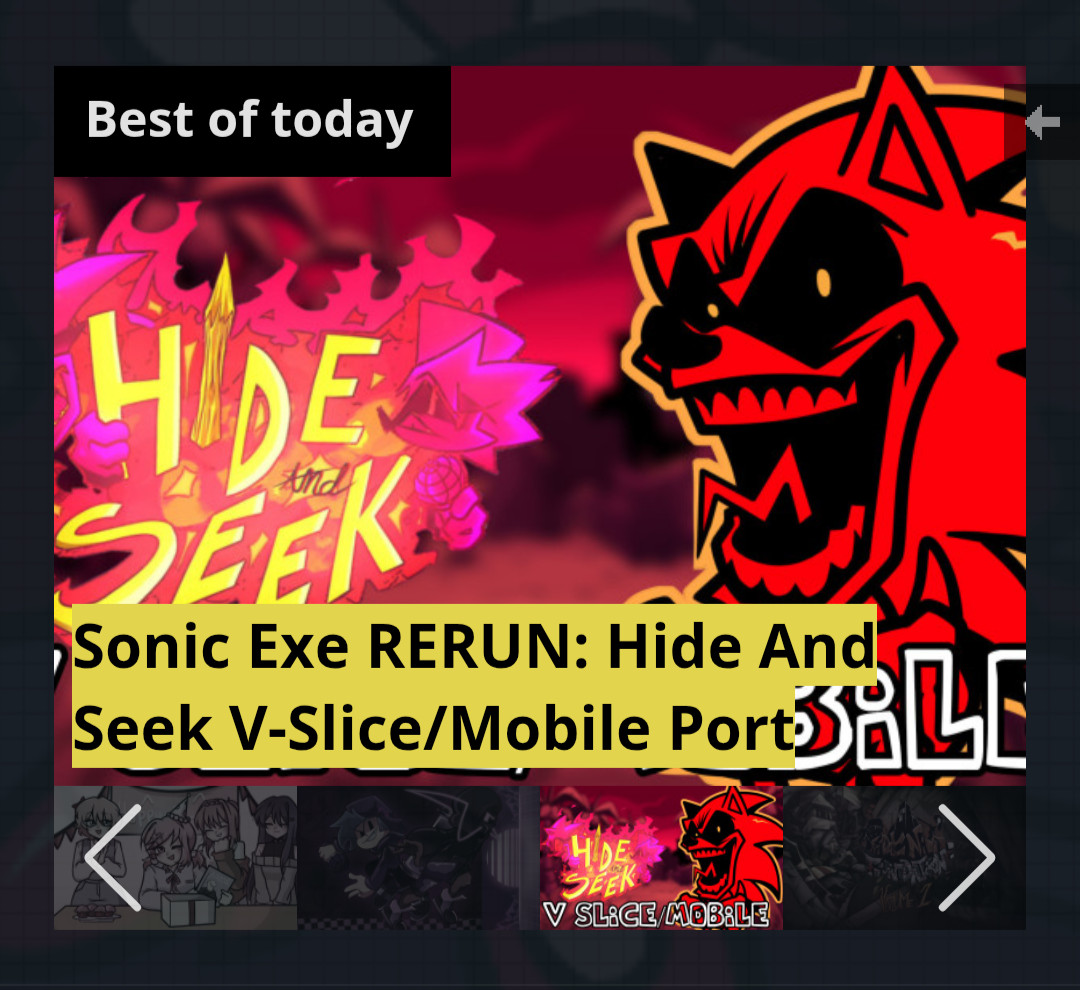 Sonic Exe RERUN: Hide And Seek V-Slice/Mobile Port Mod for Friday Night ...