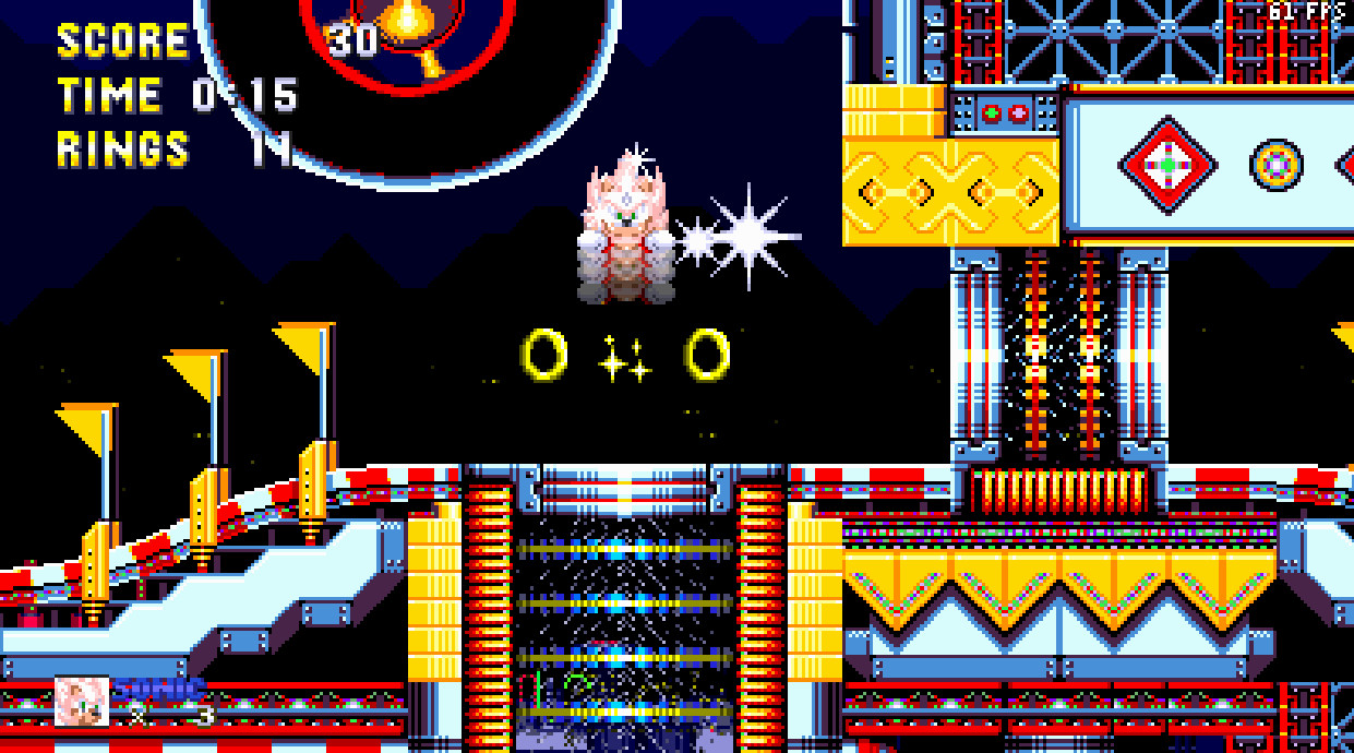 Super Sonic Sprite Tweaks Mod for Sonic 3 A.I.R. | S3AIR Mods
