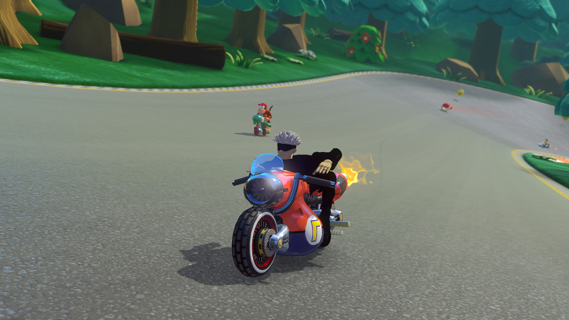Satoru Gojo Mod for Mario Kart 8 Deluxe | MK8D Mods