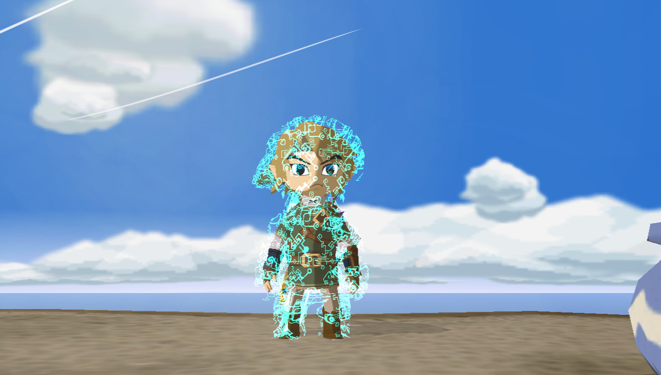Twilight Princess Link in Wind Waker Mod for The Legend of Zelda: The ...