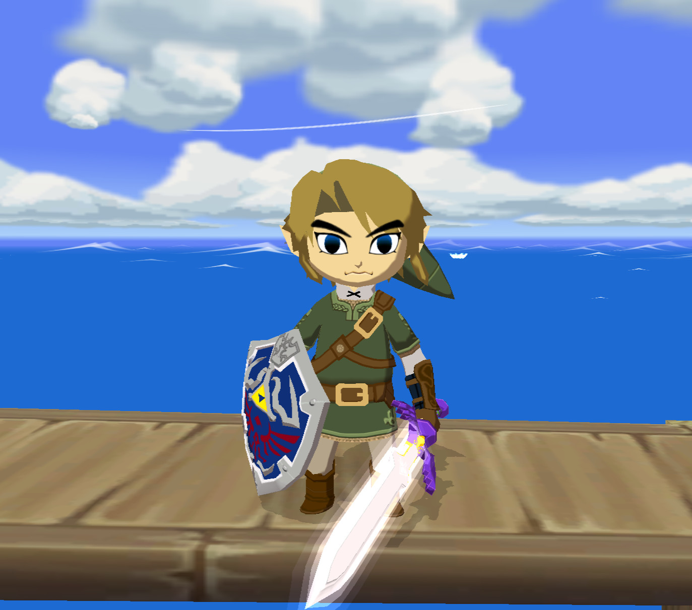 Twilight Princess Link in Wind Waker Mod for The Legend of Zelda: The ...