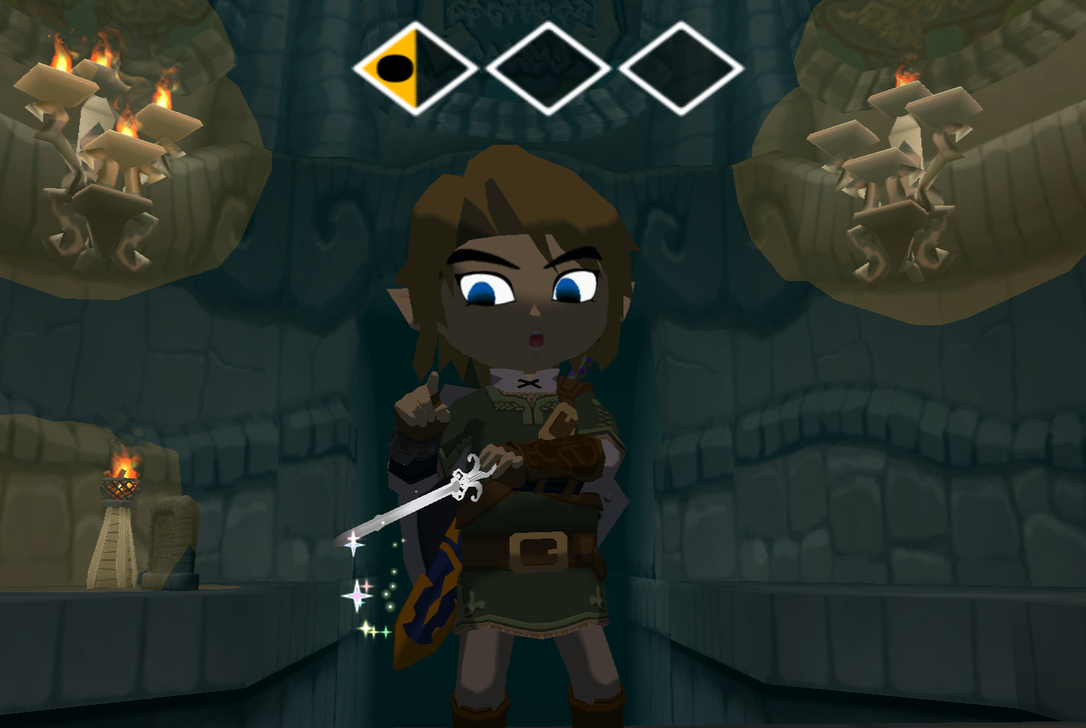 Twilight Princess Link in Wind Waker Mod for The Legend of Zelda: The ...