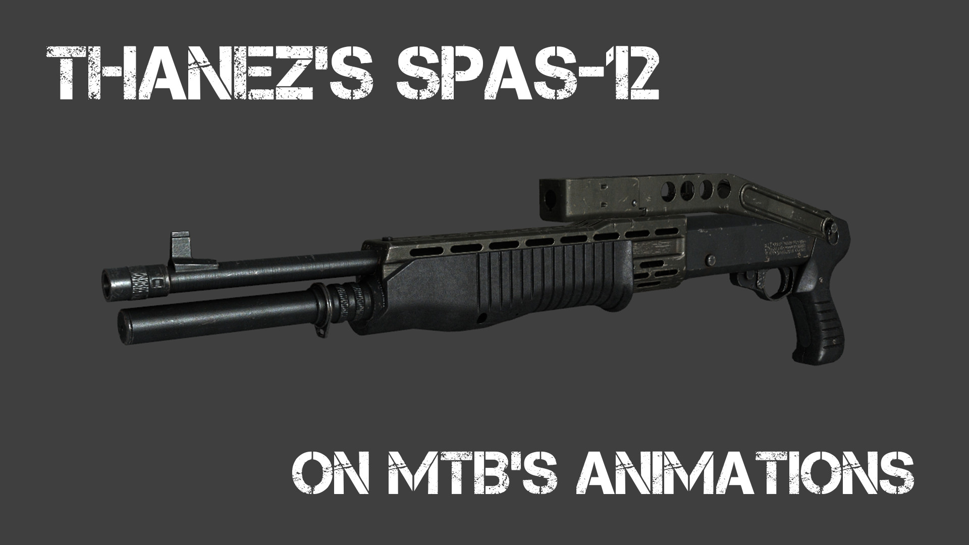 Thanez's SPAS-12 on MTB's Animations Mod for Half-Life 2 | HL2 Mods