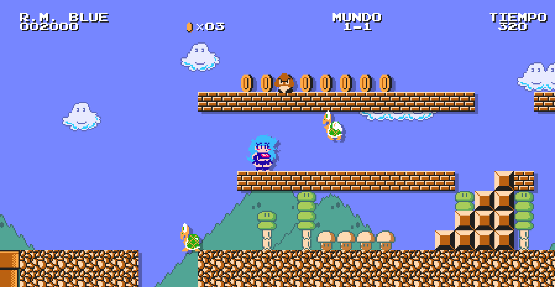 Rosamaría Blue AKA Skyblue Mod for Super Mario Bros. Remastered ...