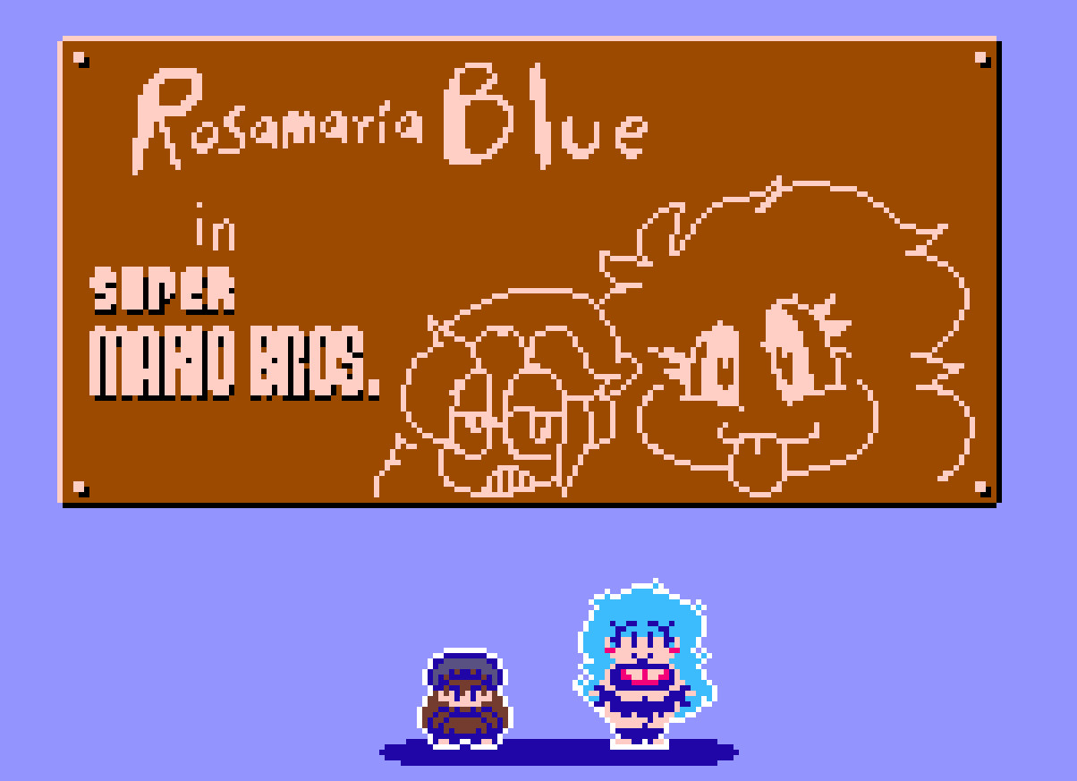 Rosamaría Blue AKA Skyblue Mod for Super Mario Bros. Remastered ...
