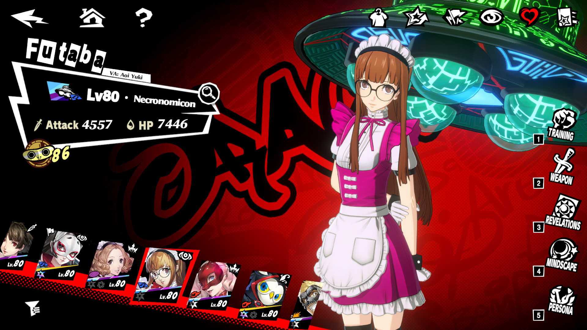 Futaba's Recolor Maid Skins Mod for Persona 5: The Phantom X | P5X Mods