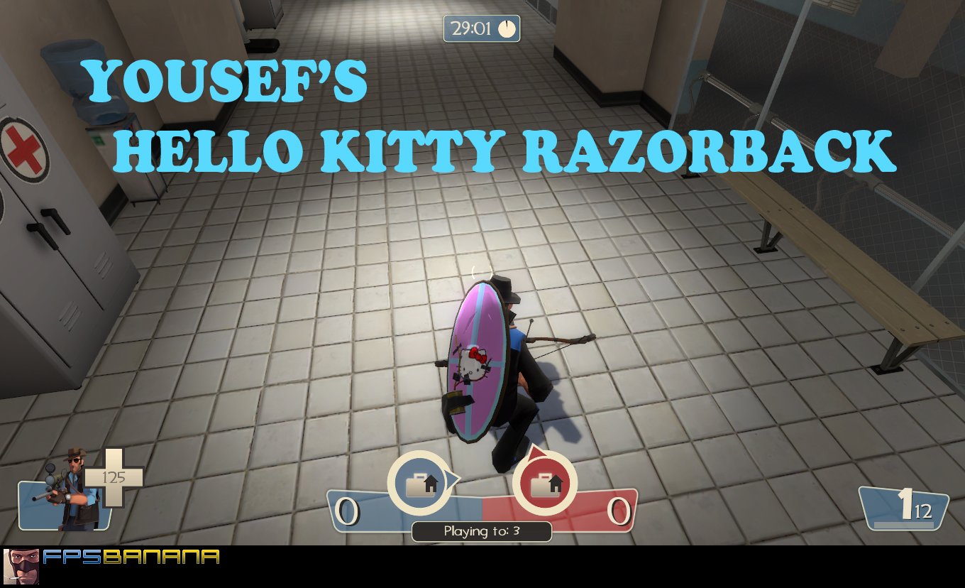 Hello Kitty Razorback Mod for Team Fortress 2 | TF2 Mods
