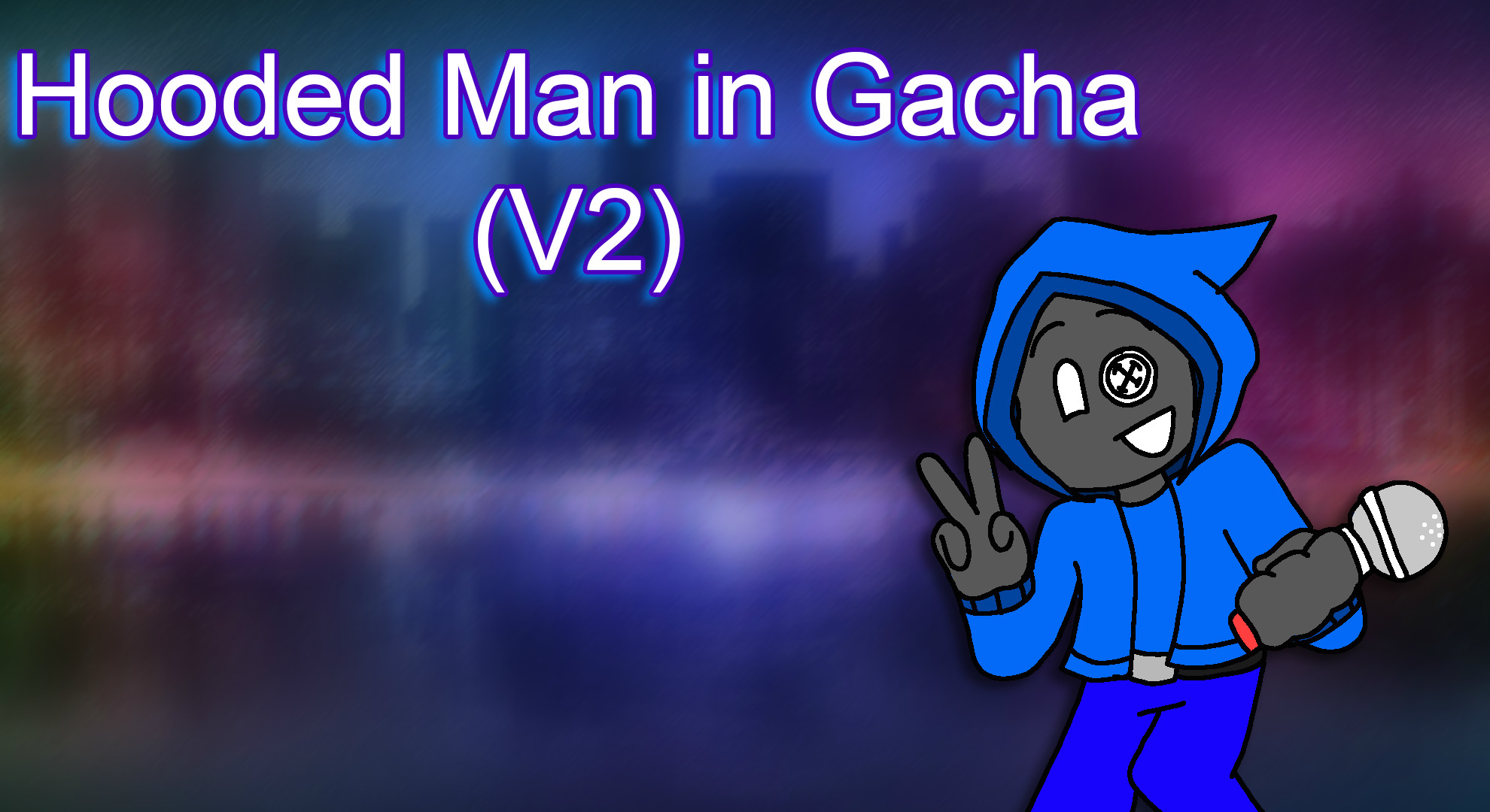 Playable Hooded Man in Gacha... for some reason. Mod for Friday Night ...