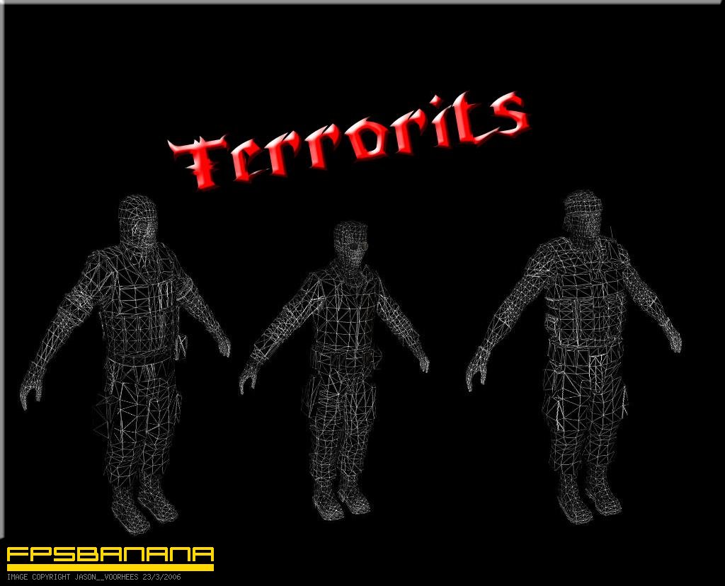 Wireframe Players Mod for Counter-Strike: Source | CS:S Mods