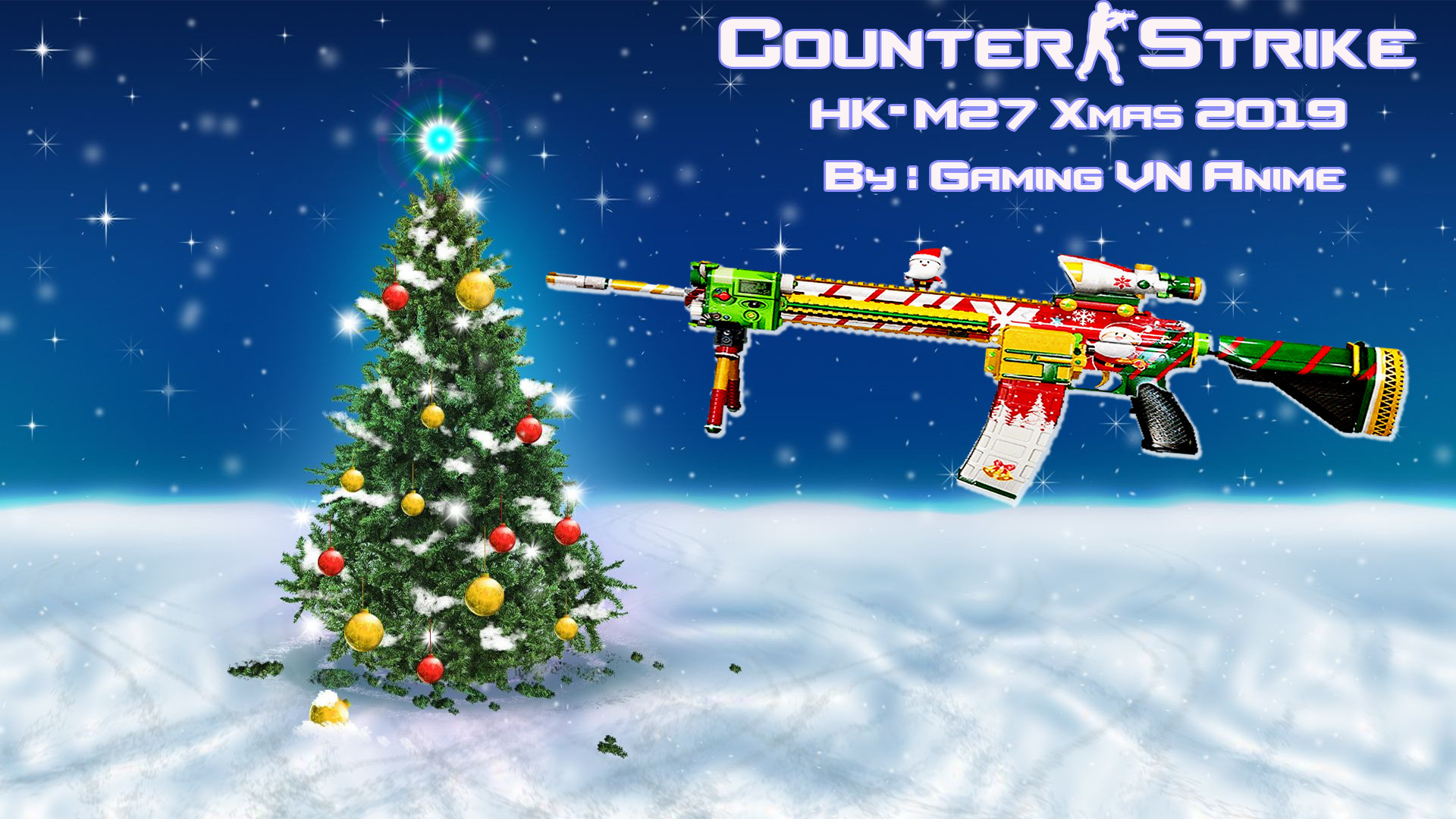 HK-M27 Xmas 2019 Mod for Counter-Strike 1.6 | CS1.6 Mods