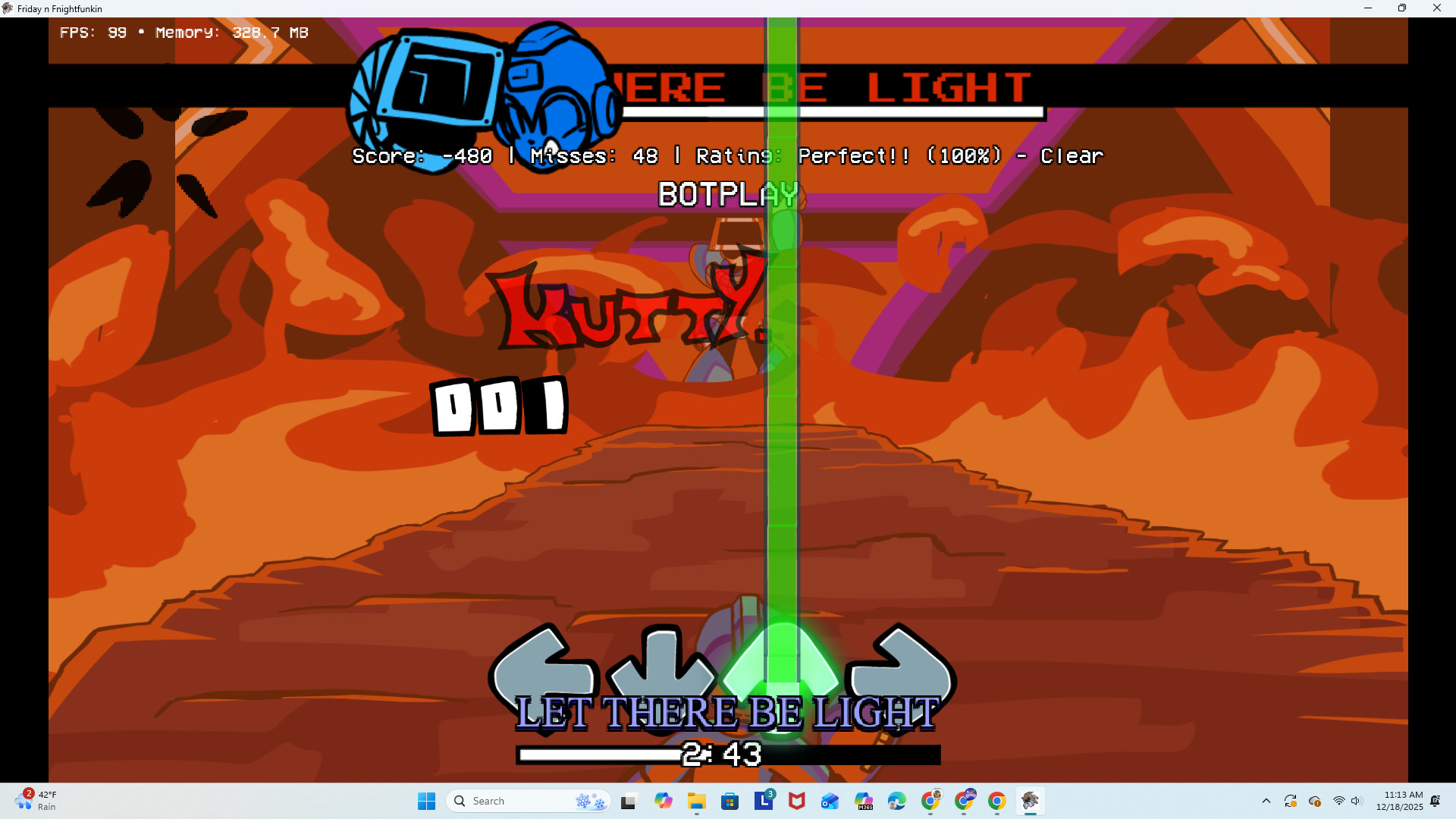 Let There Be Light...WITH LYRICS! Mod for Friday Night Funkin' | FNF Mods