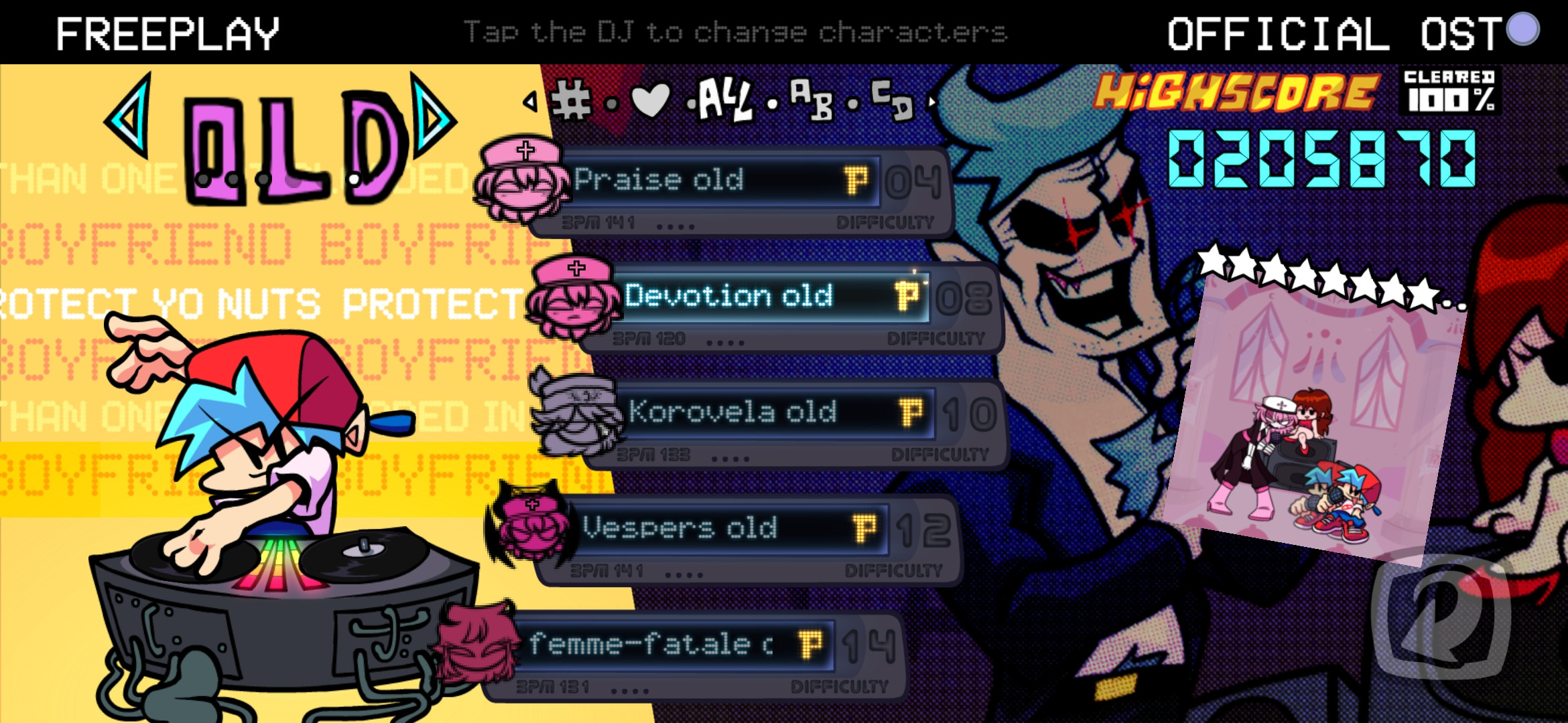 Mid-fight masses Garden Swap Mod for Friday Night Funkin' | FNF Mods