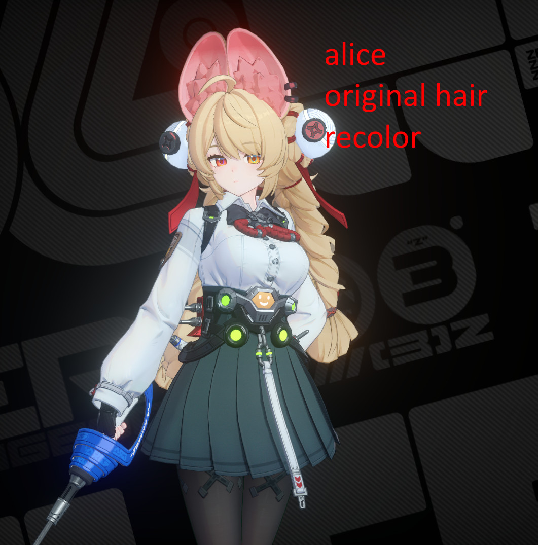 Alice with Zhao Hair Mod for Zenless Zone Zero | ZZZ Mods
