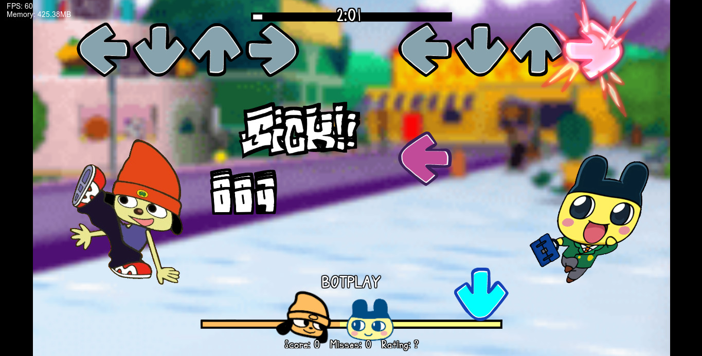parappa vs. mametchi (feat. pandy paws) Mod for Friday Night Funkin ...