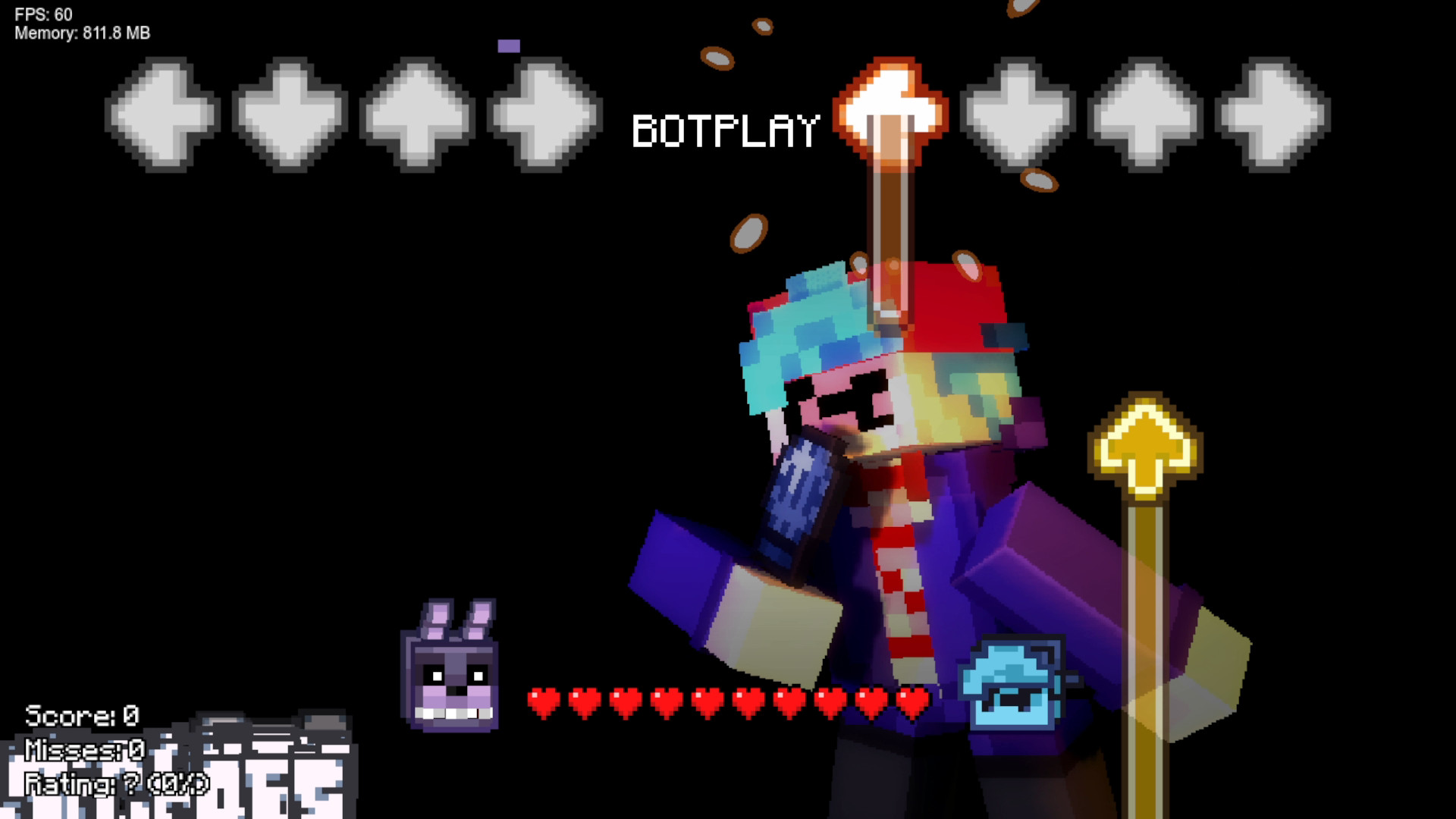 VS. FNAF 1 MINECRAFT MIX WEEK B UPDATE Mod for Friday Night Funkin ...
