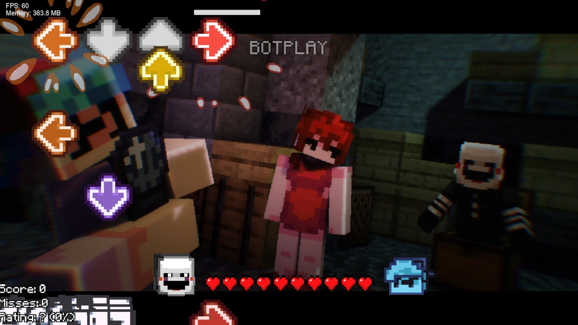 VS. FNAF 1 MINECRAFT MIX WEEK B UPDATE Mod for Friday Night Funkin ...