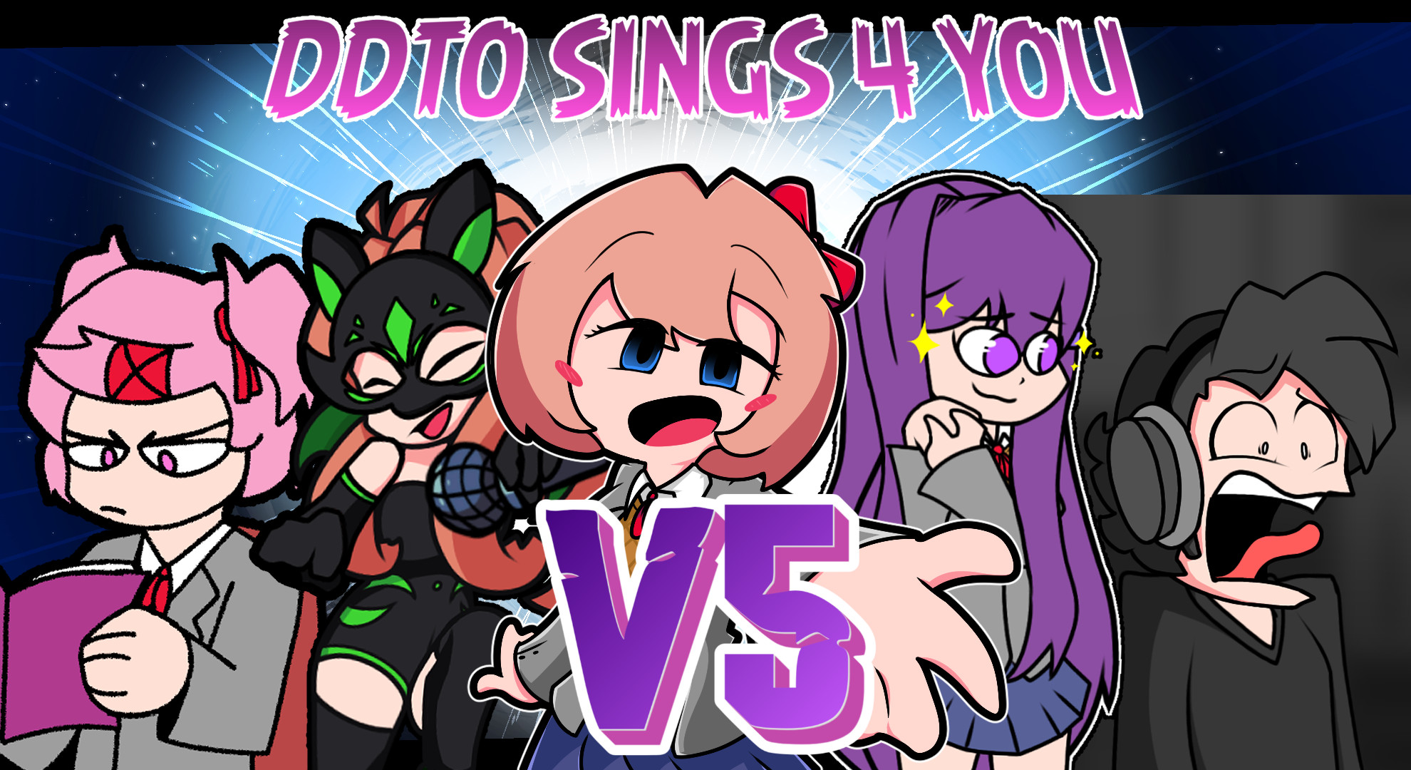 DDTO Sings For You!!! V5 Mod for Friday Night Funkin' | FNF Mods