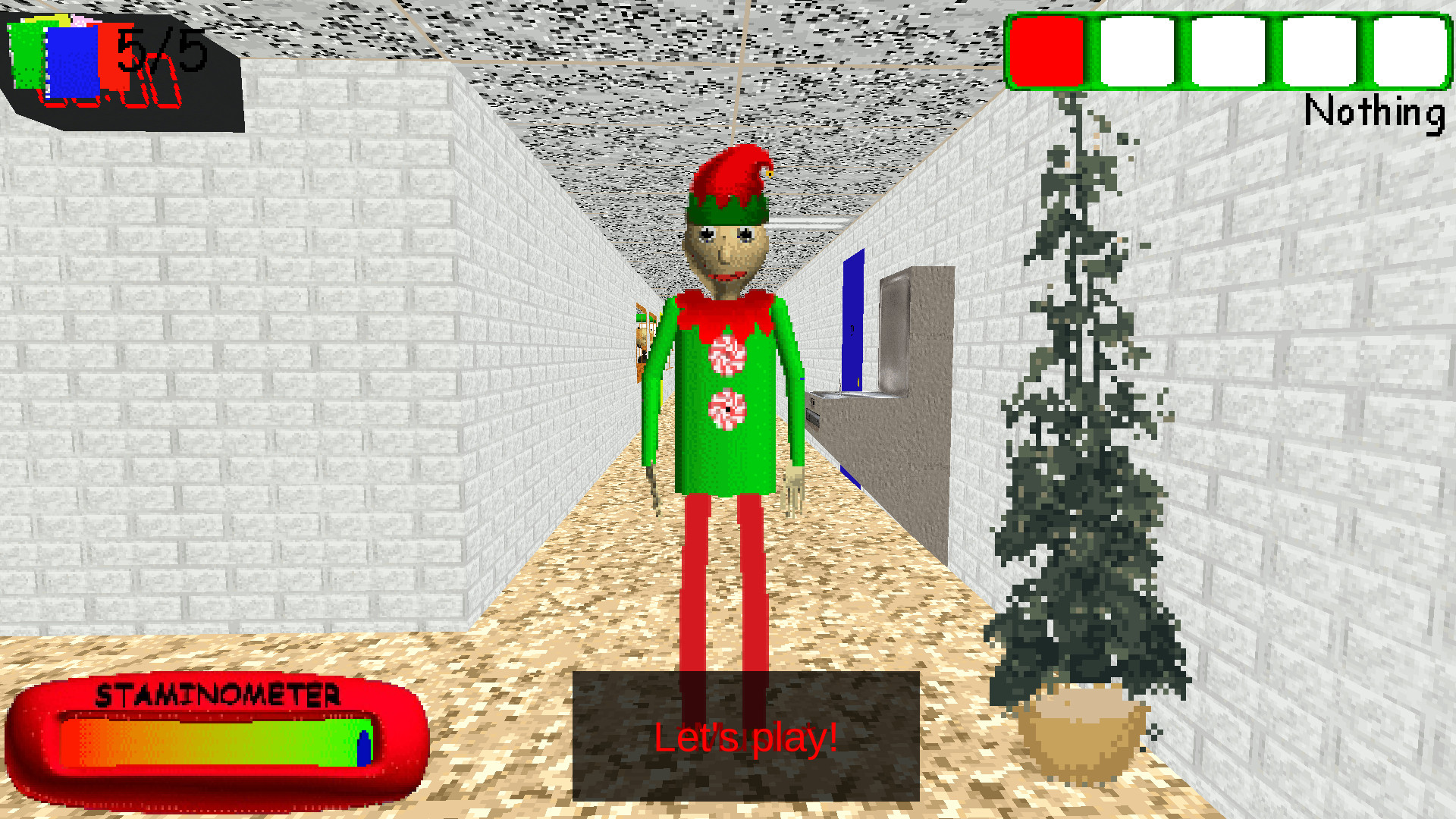 Christmas Baldi (0.13.X) Mod for Baldi's Basics | Baldi Mods