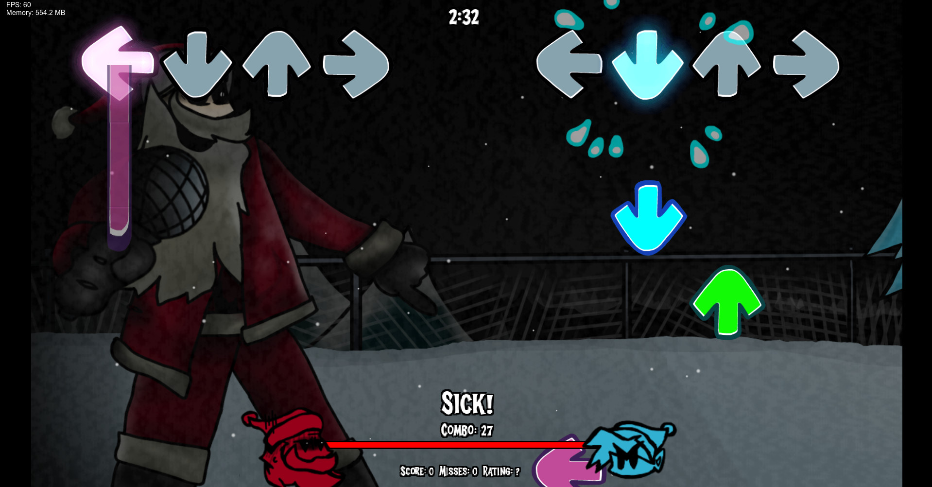 CHRISTMAS SNOW Mod for Friday Night Funkin' | FNF Mods