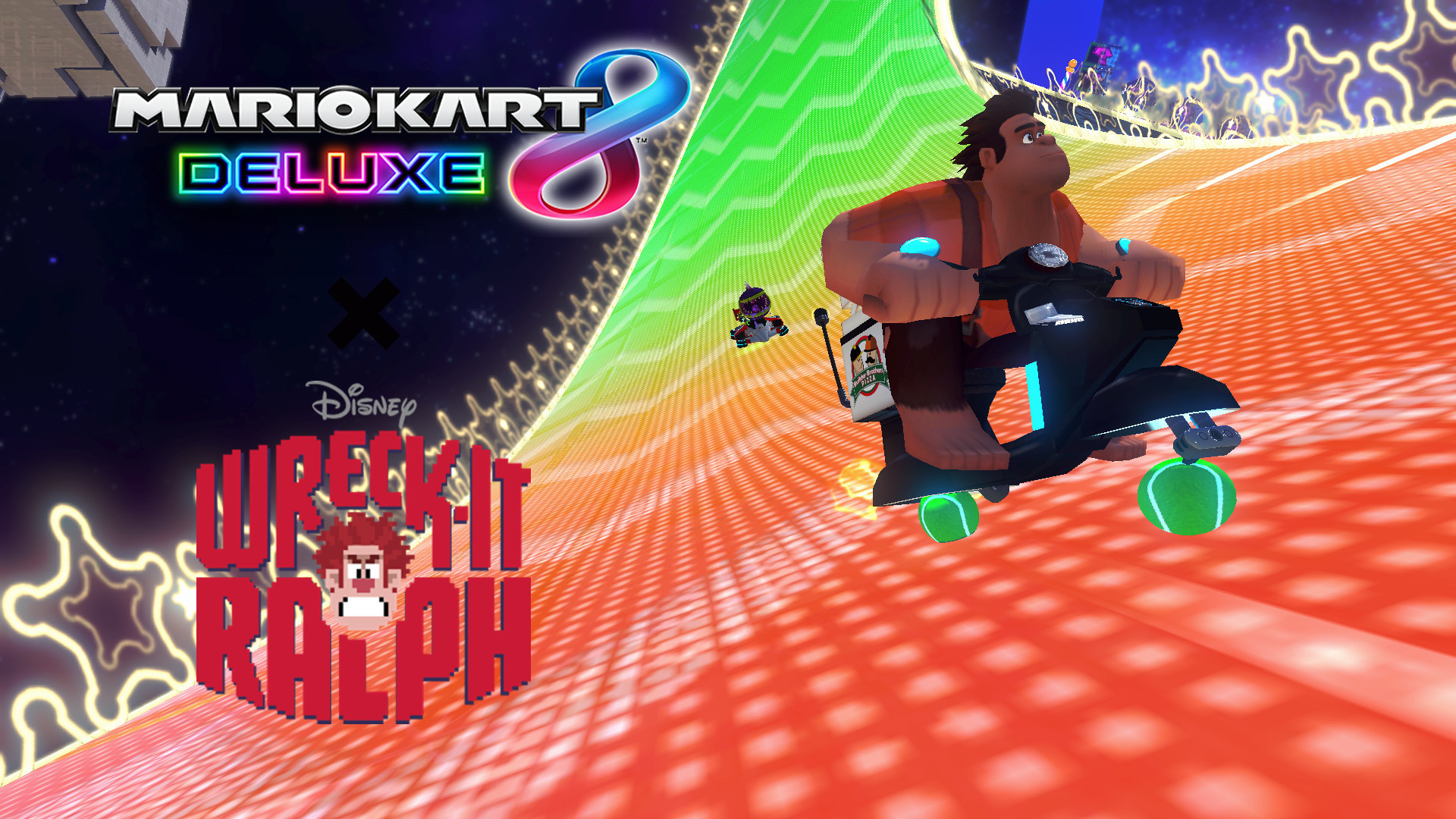 Wreck-it-Ralph Mod For Wario Mod for Mario Kart 8 Deluxe | MK8D Mods