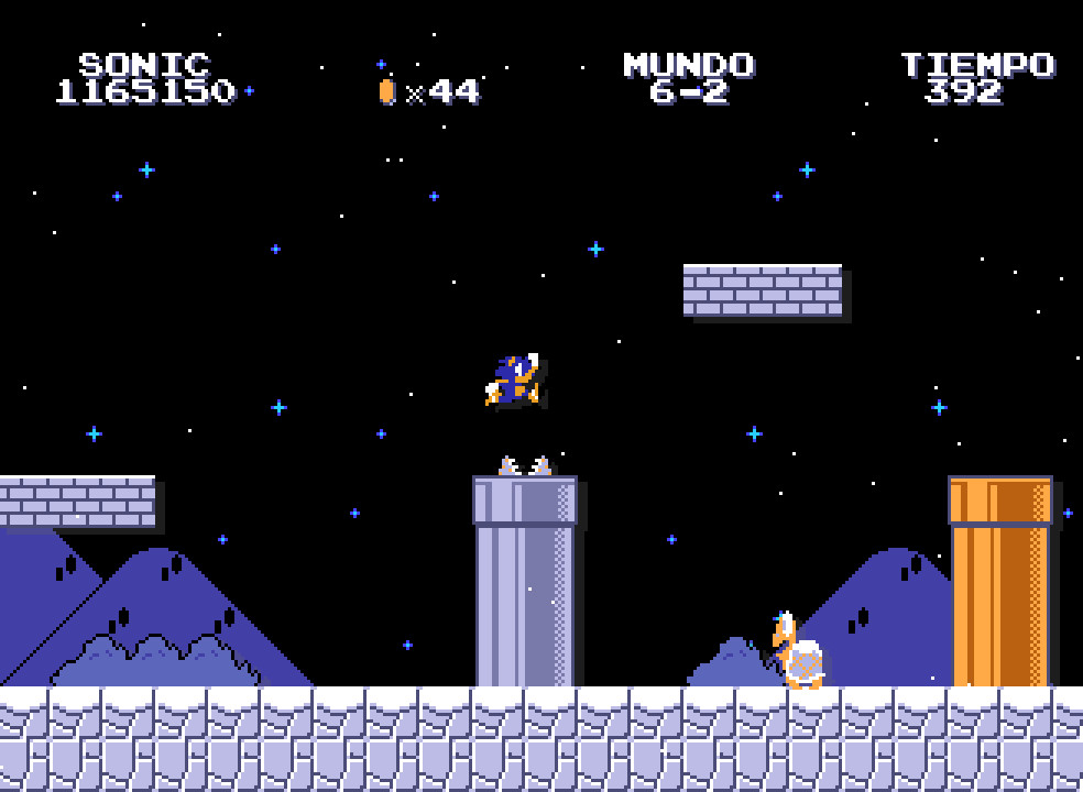 Sonic NES Mod for Super Mario Bros. Remastered [Unofficial] | SMB1R Mods