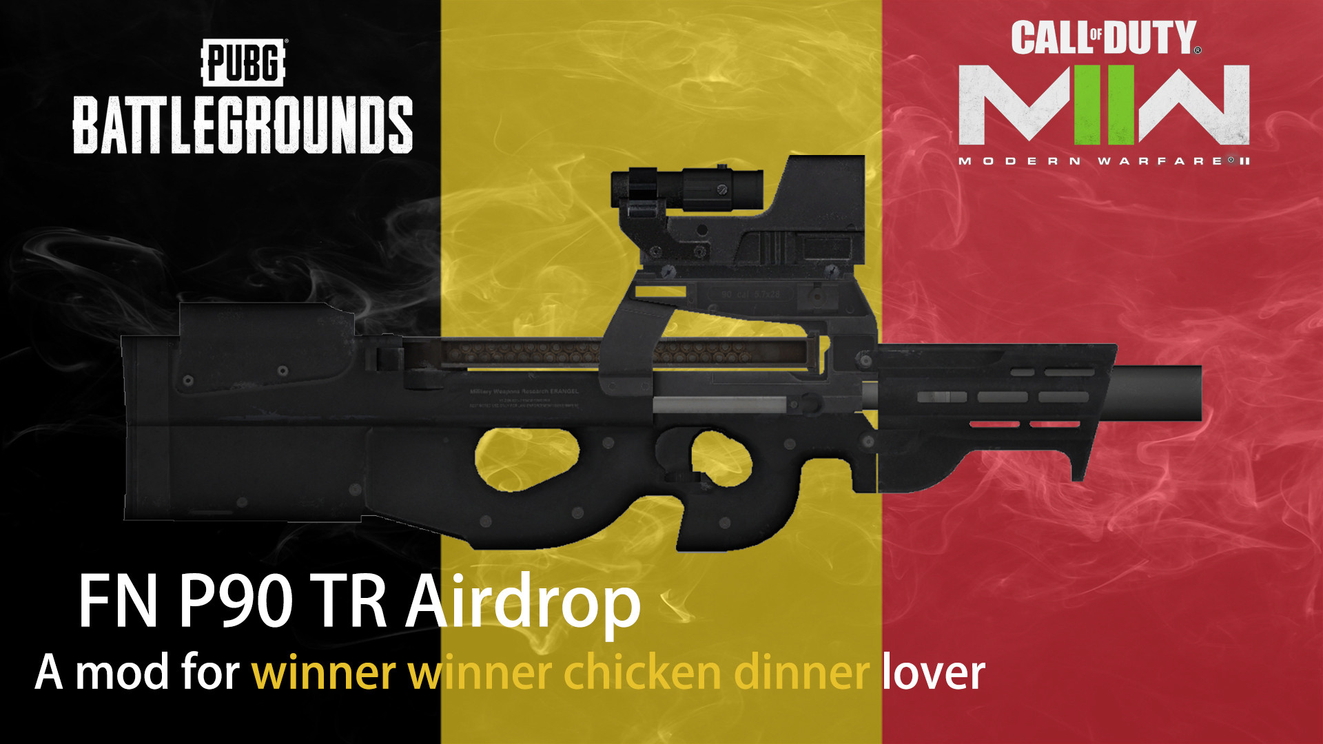 FN P90 TR Airdrop set on MW2022 Animations Mod for Counter-Strike 1.6 ...
