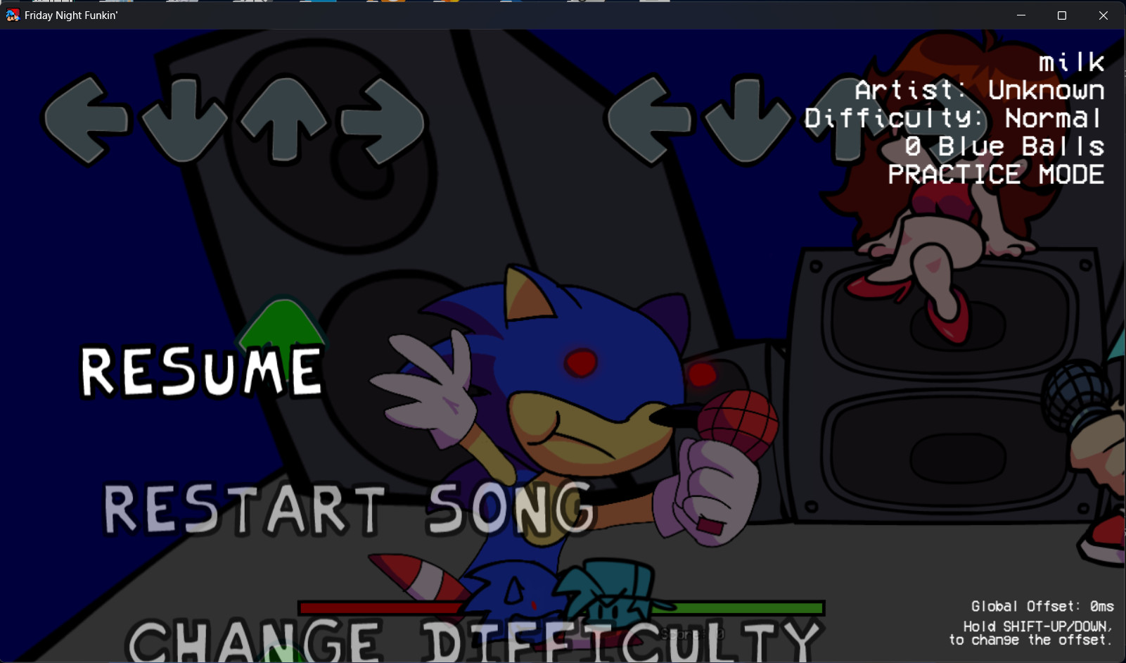 Vs. sunky.mpeg milk (V-slice) Mod for Friday Night Funkin' | FNF Mods