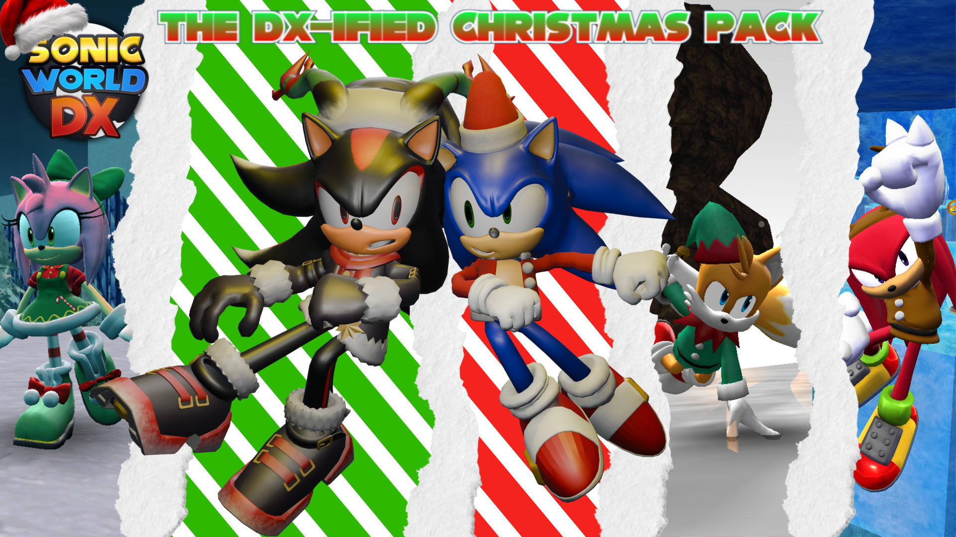 The DX-ified Christmas Pack Mod for Sonic World DX | SWDX Mods