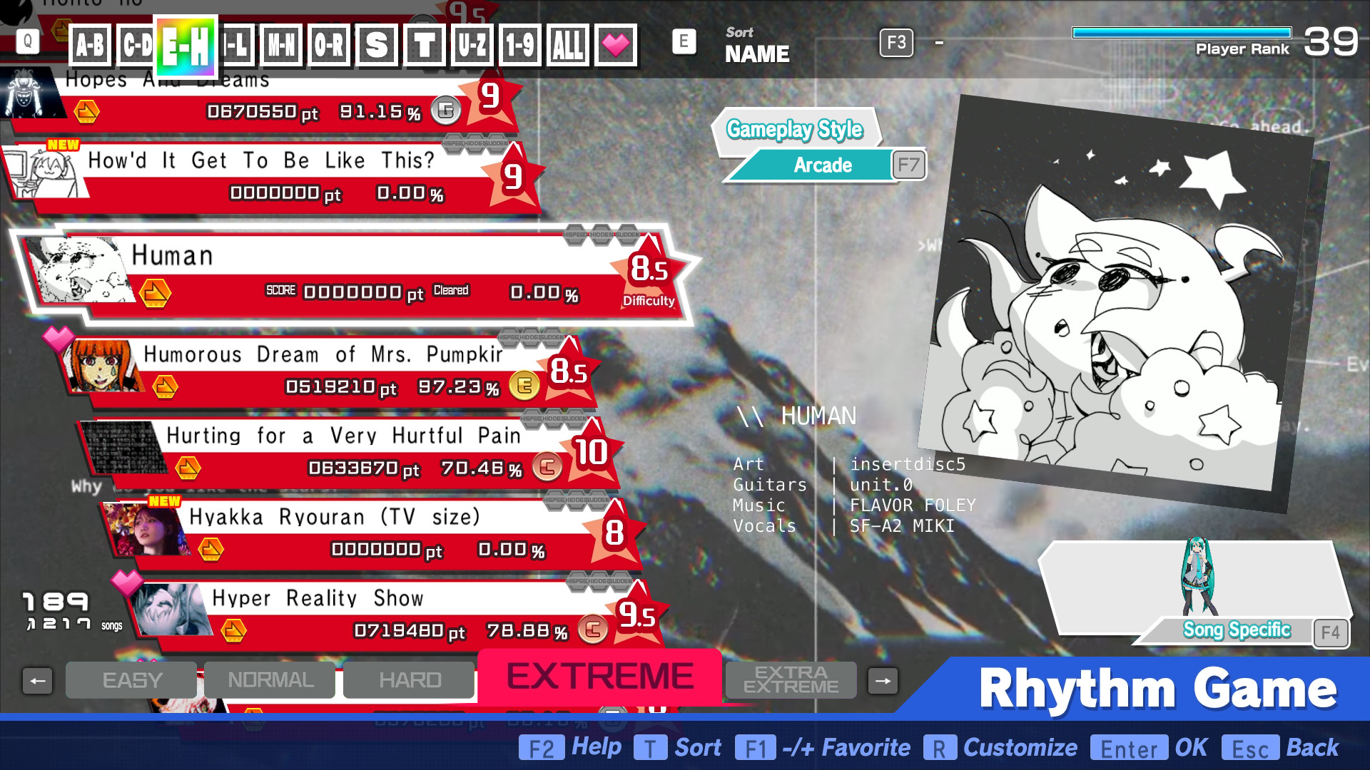 Human - Flavor Foley Mod for Hatsune Miku: Project DIVA Mega Mix+ ...