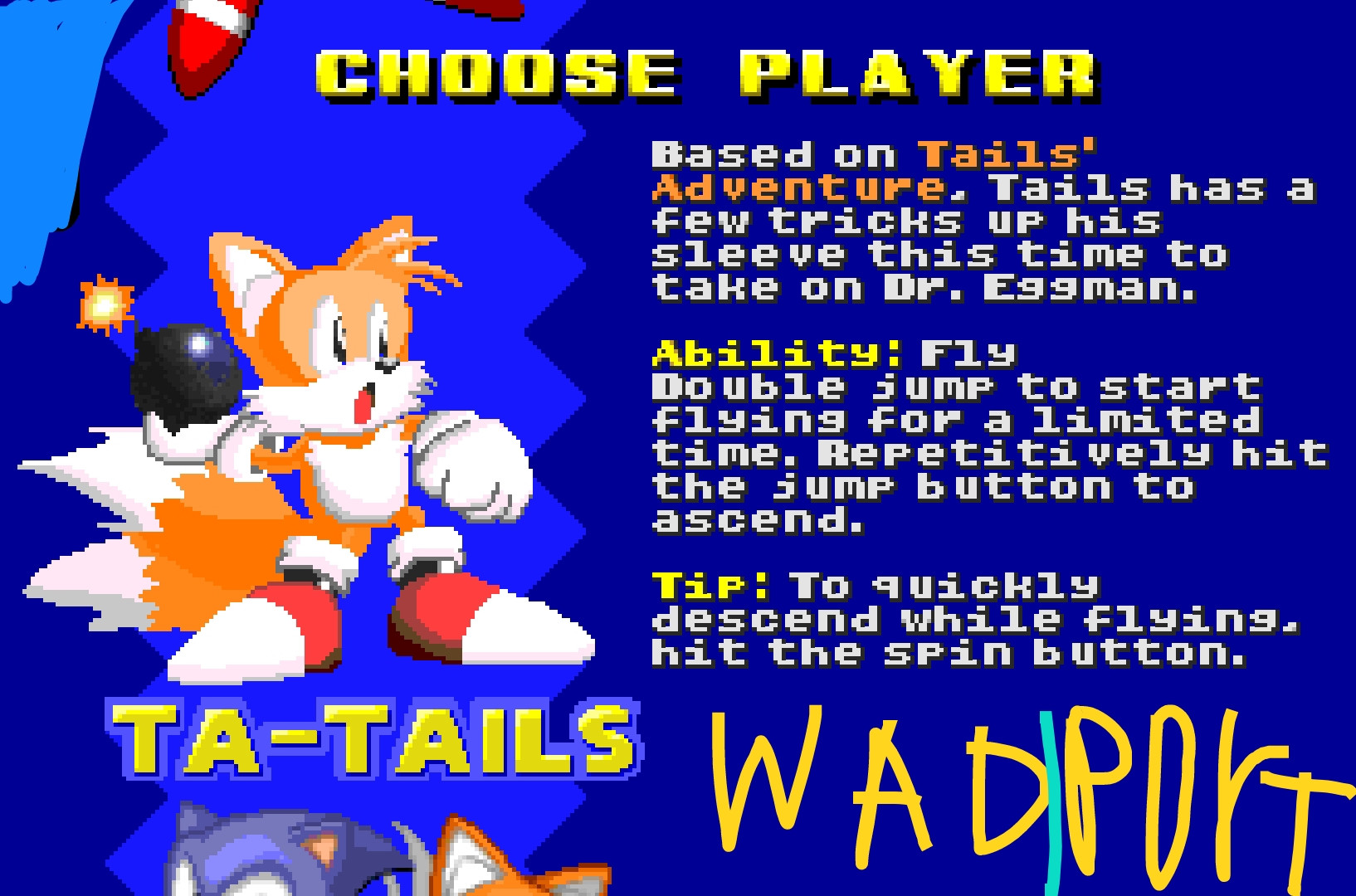TA Tails WAD port Mod for Sonic Robo Blast 2 | SRB2 Mods