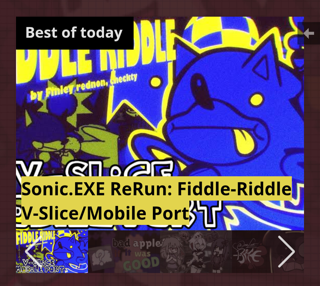 Sonic.EXE ReRun: Fiddle-Riddle V-Slice/Mobile Port Mod for Friday Night ...