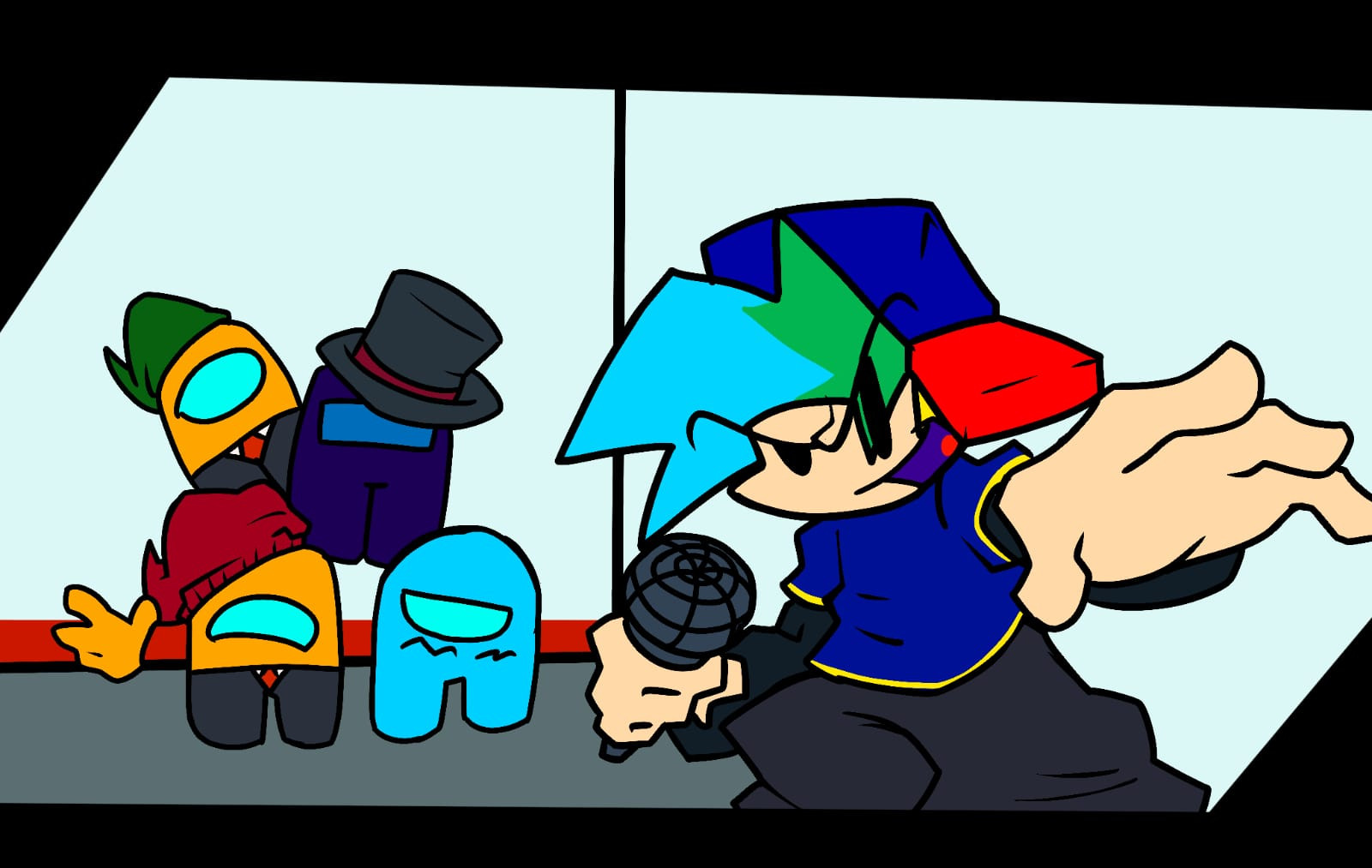 FNF AMONG US BR MIX V1 Mod for Friday Night Funkin' | FNF Mods