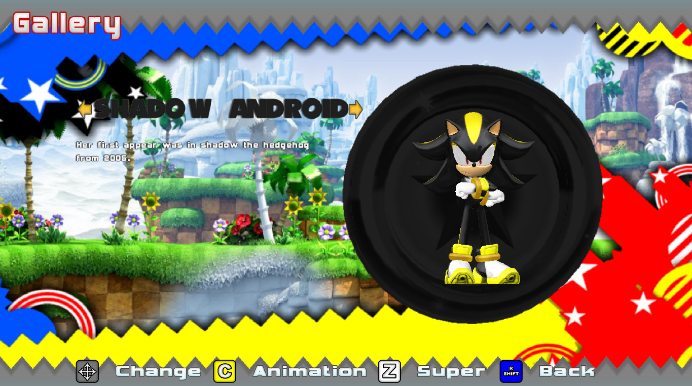 shadow android yellow in sw Mod for Sonic World | SW Mods