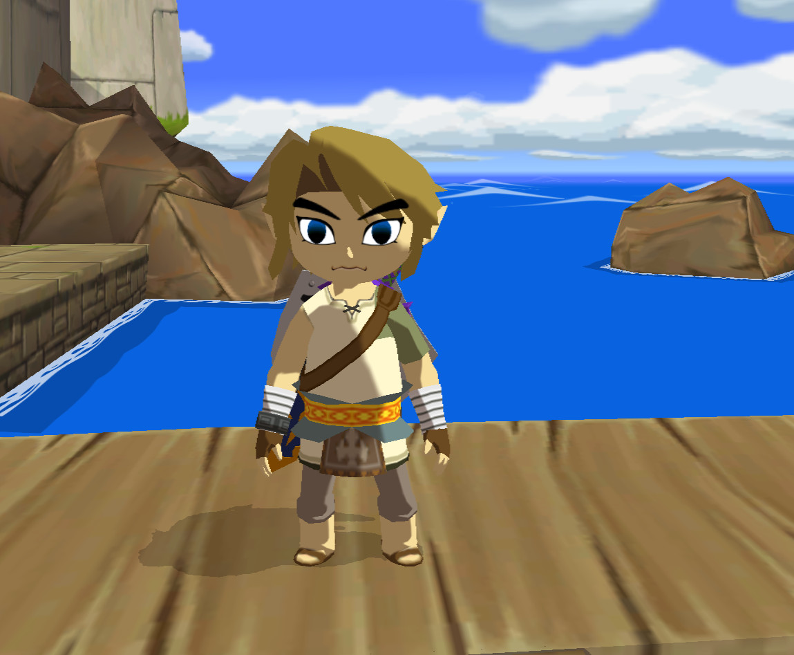 Twilight Princess Link in Wind Waker Mod for The Legend of Zelda: The ...