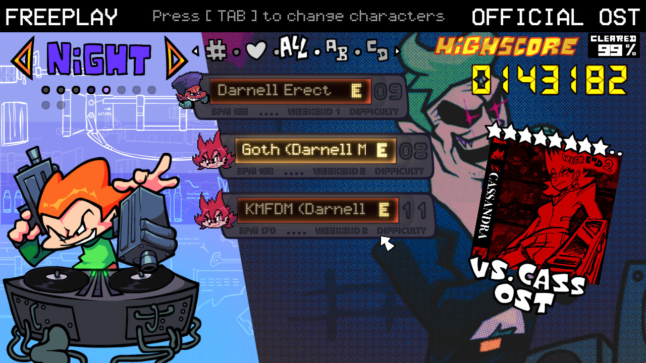 Vs. Cassandra [WEEKEND 2 FANMOD] Mod for Friday Night Funkin' | FNF Mods
