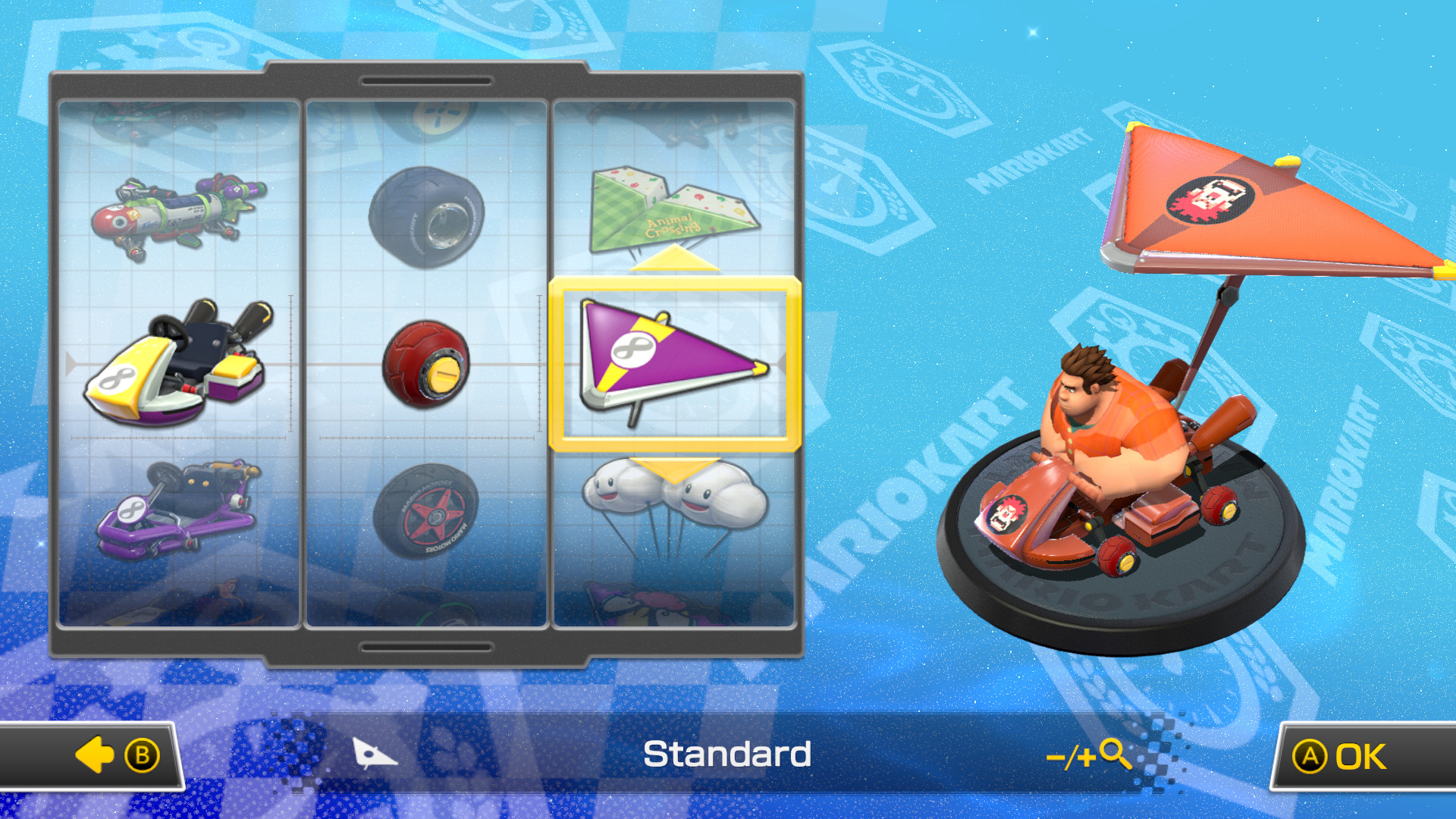 CustomKarts and Custom Glidder for Ralph Mod(Wario Mod for Mario Kart 8 ...