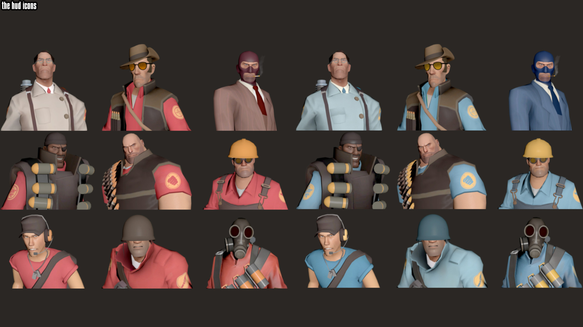 K's Class Portraits Mod for Team Fortress 2 | TF2 Mods